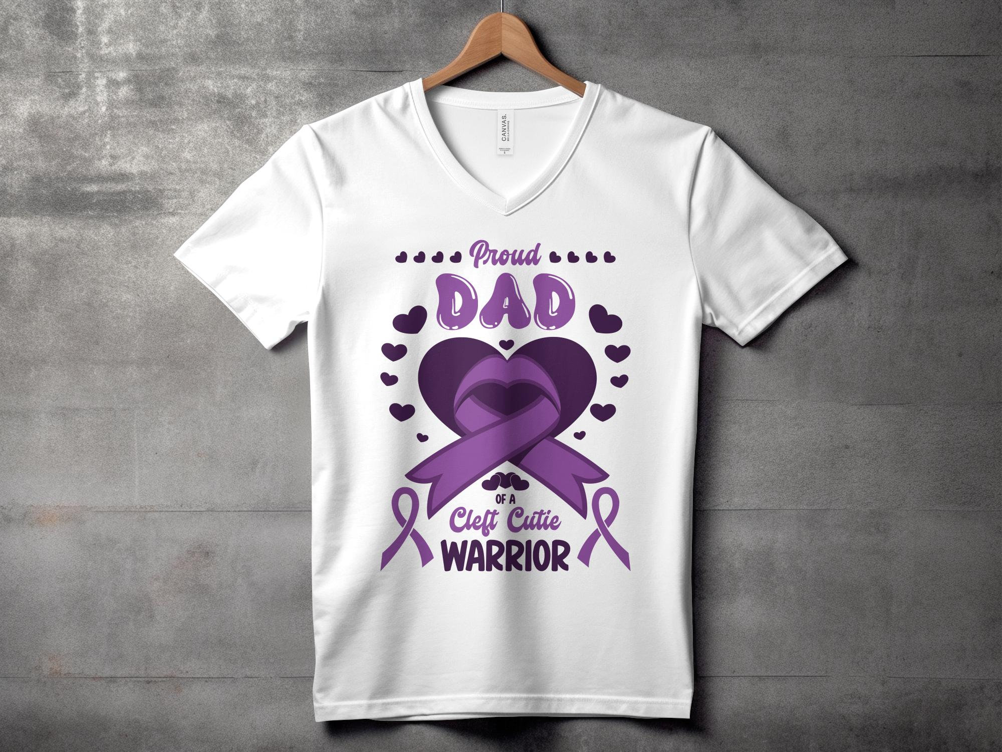 Cleft and Craniofacial Awareness Svg Png, Proud Dad of A Cleft Warrior ...