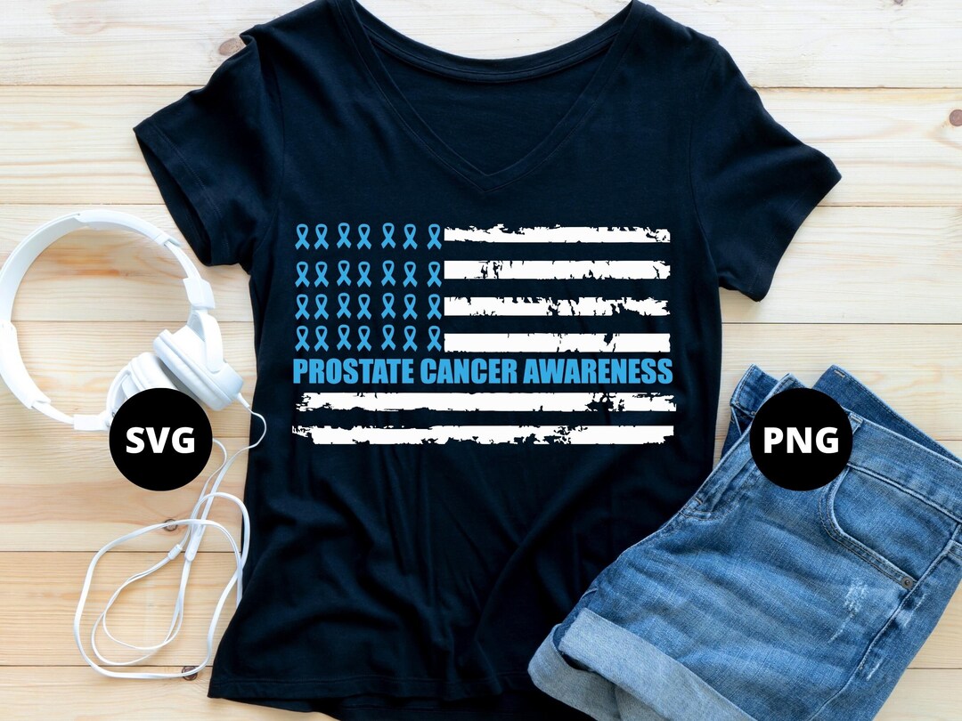 Prostate Cancer Awareness Svg Png, American Flag Svg, Prostate Cancer ...