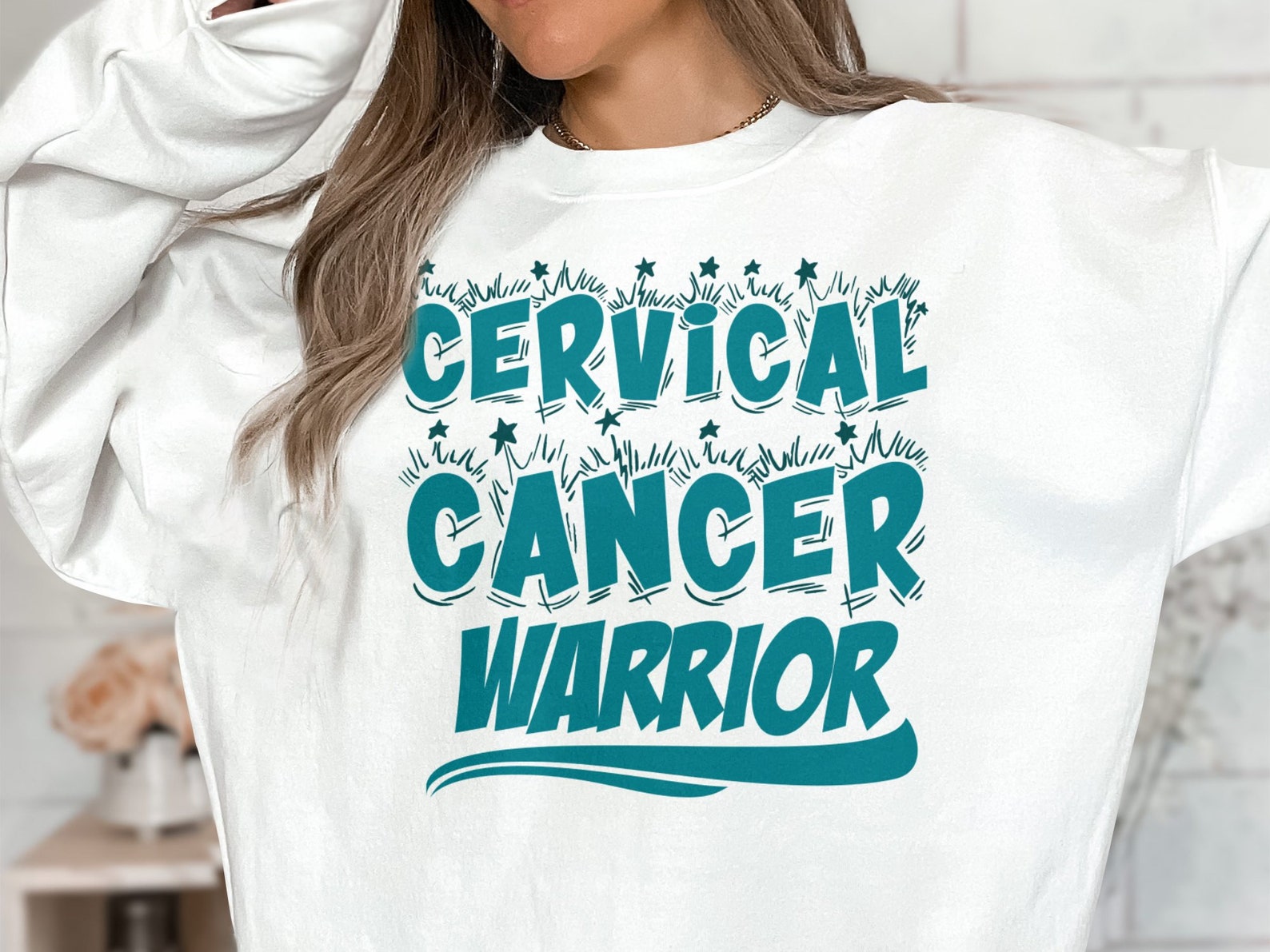 Cervical Cancer Awareness Svg Png, Cervical Cancer Warrior, Cricut ...