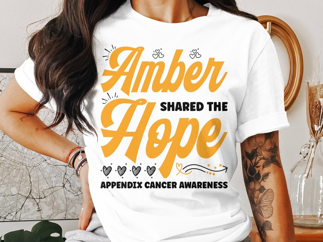 Appendix Cancer Awareness Svg Png, Shared the Hope, Cricut Sublimation ...