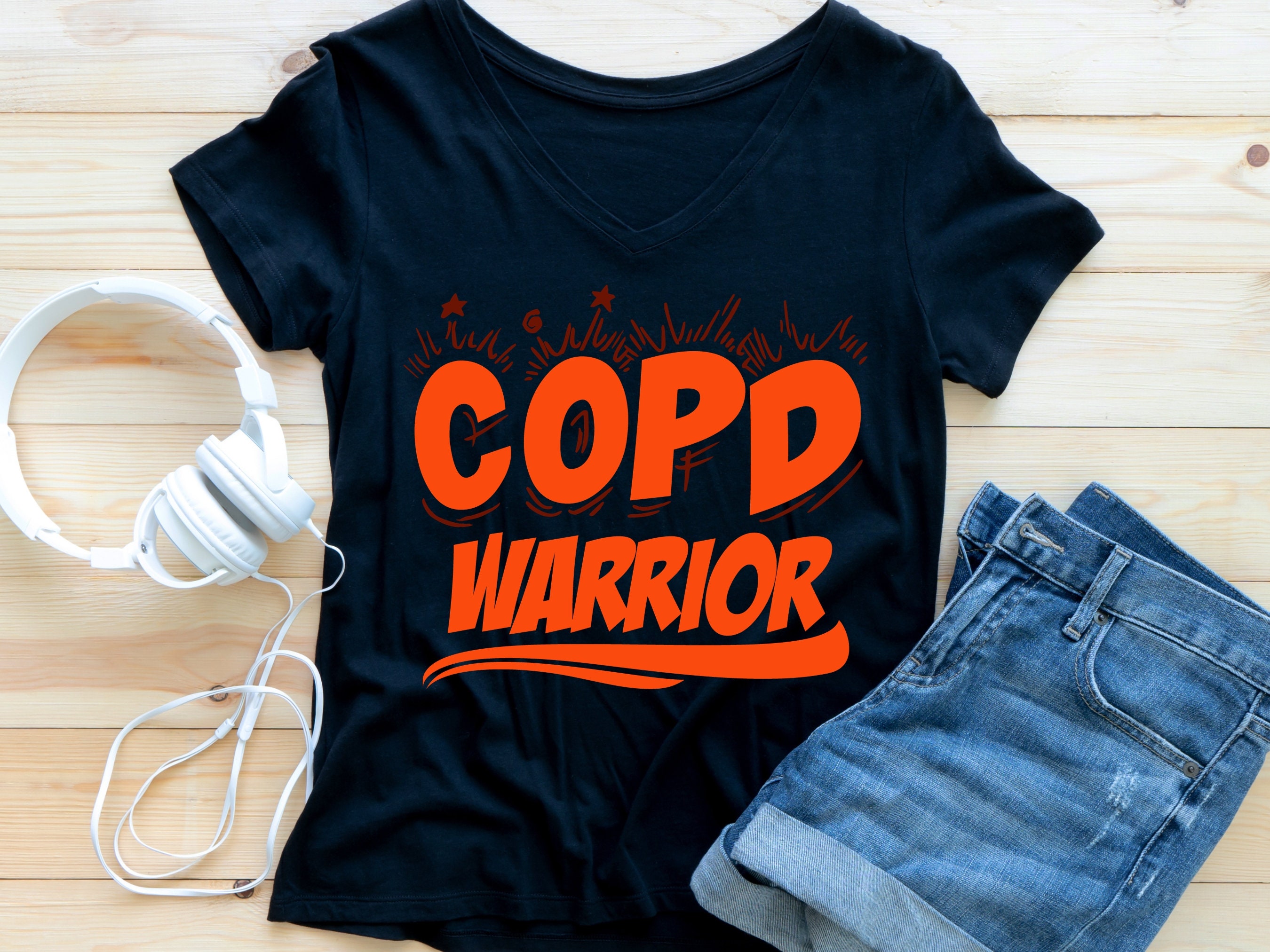 COPD Awareness Svg Png COPD Warrior Cricut Sublimation - Etsy