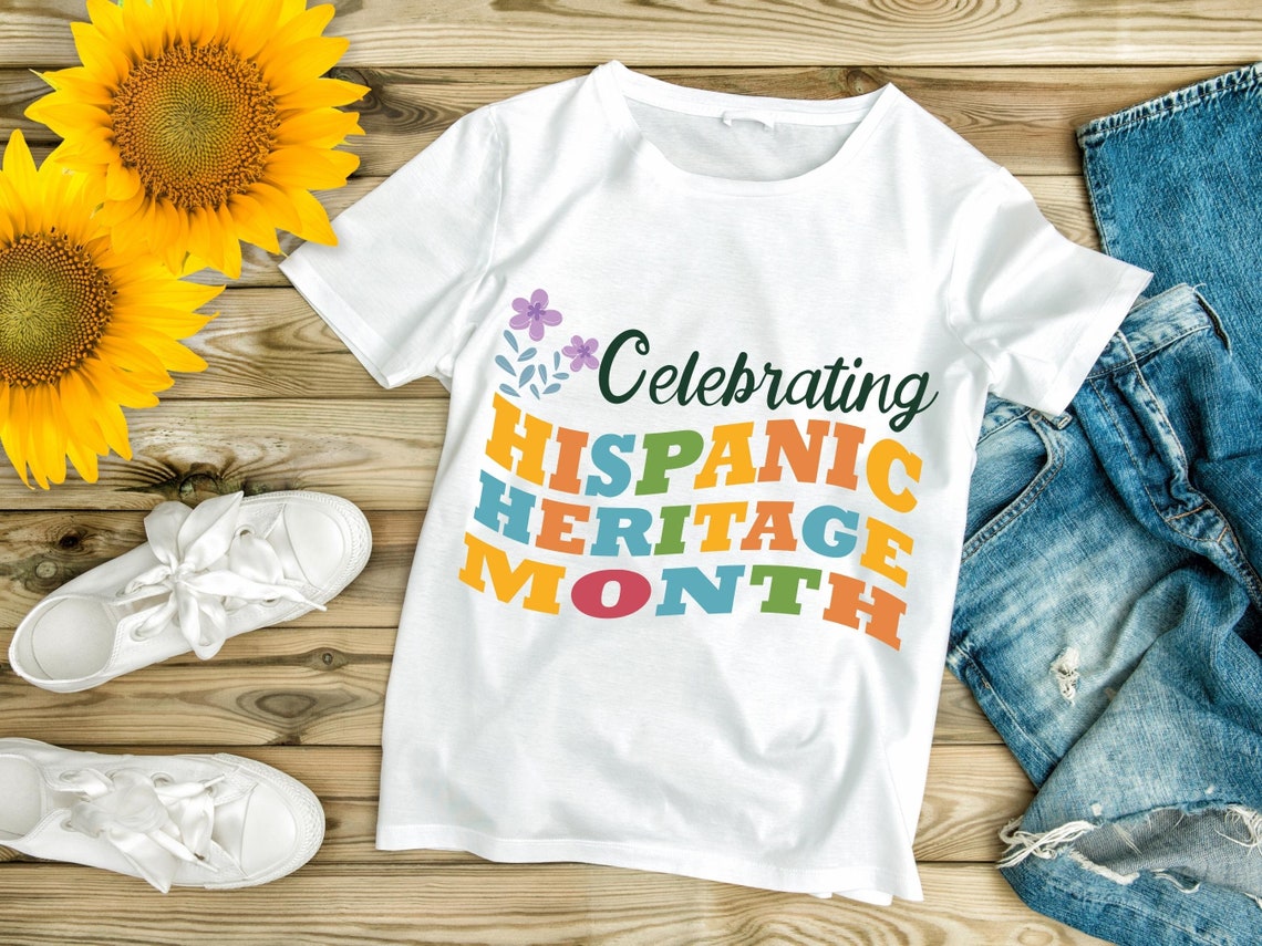 Hispanic Heritage Month Svg Png, Celebrating Hispanic Heritage Month ...