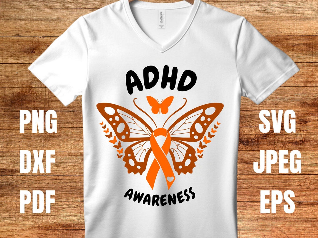 ADHD Awareness Svg Png, Cricut Sublimation Design, Printable Svg Png ...