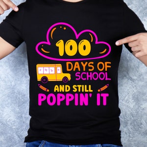 100 Days of School Svg Png, 100 Days of School Shirt Svg, Happy 100 ...