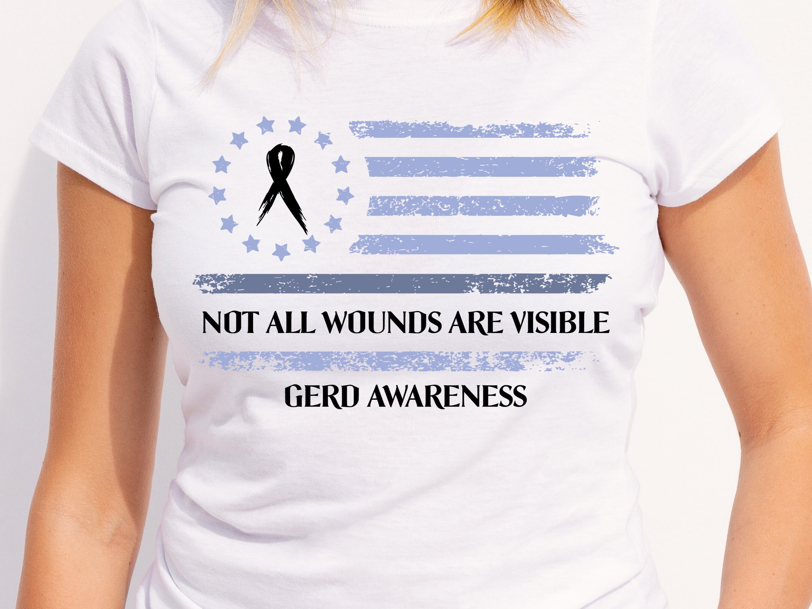 GERD Awareness Svg Png, GERD Awareness Week, Not All Wounds Are Visible ...