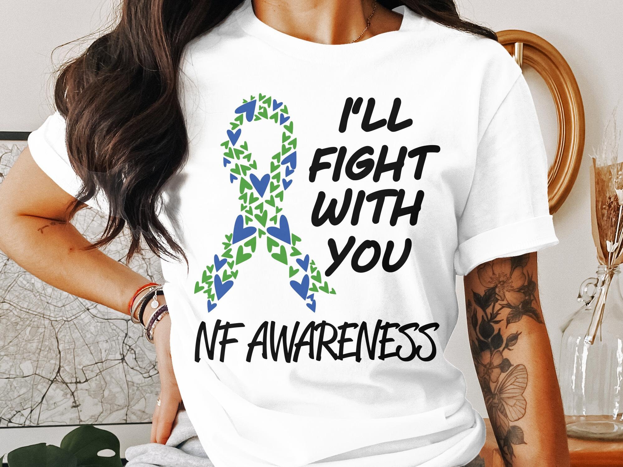 Neurofibromatosis Awareness Svg Png, I Will Fight With You, Cricut ...
