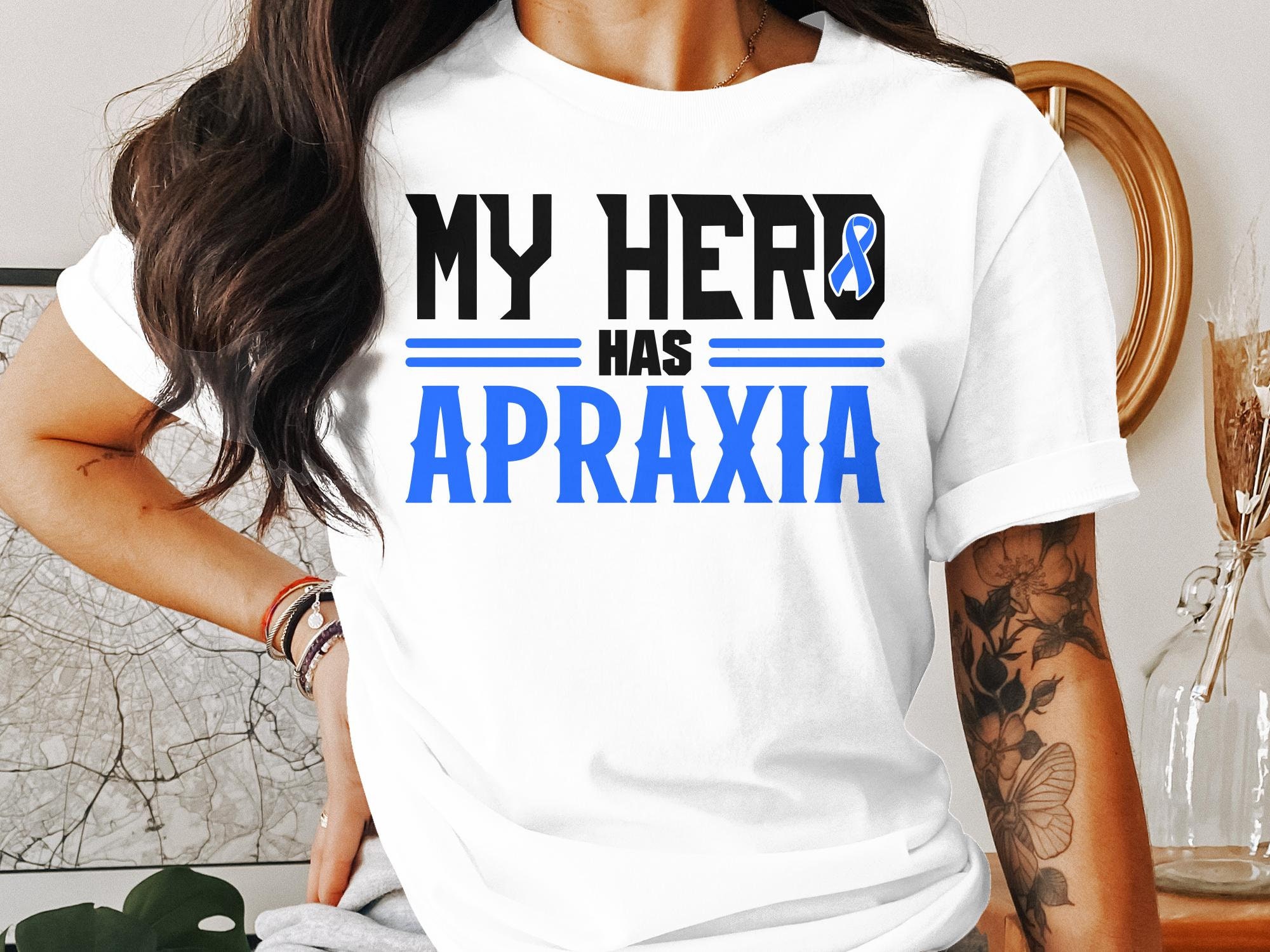 Apraxia Awareness Svg Png, My Hero Has Apraxia, Cricut Sublimation ...
