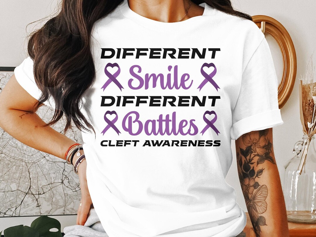 Cleft and Craniofacial Awareness Svg Png, Different Smile, Cricut ...