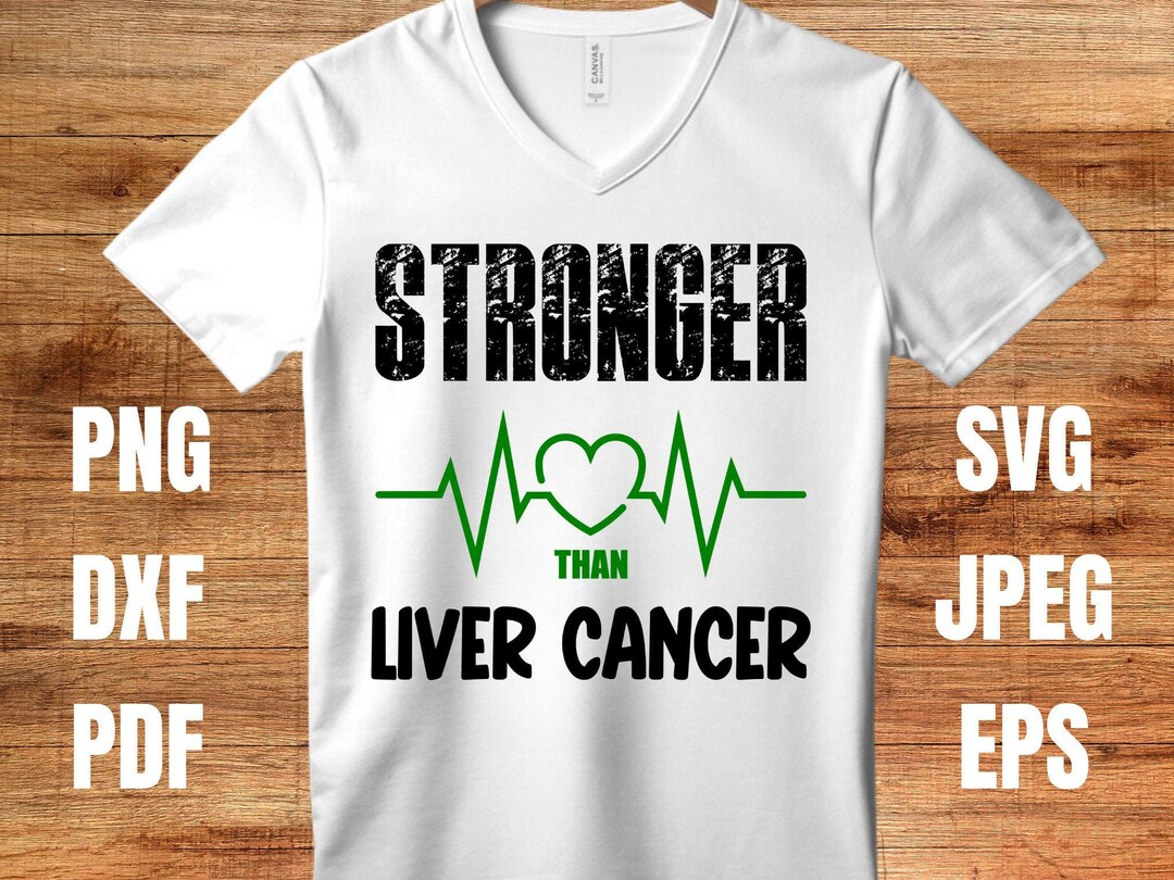 Liver Cancer Awareness Svg Png, Stronger Than Liver Cancer, Cricut ...