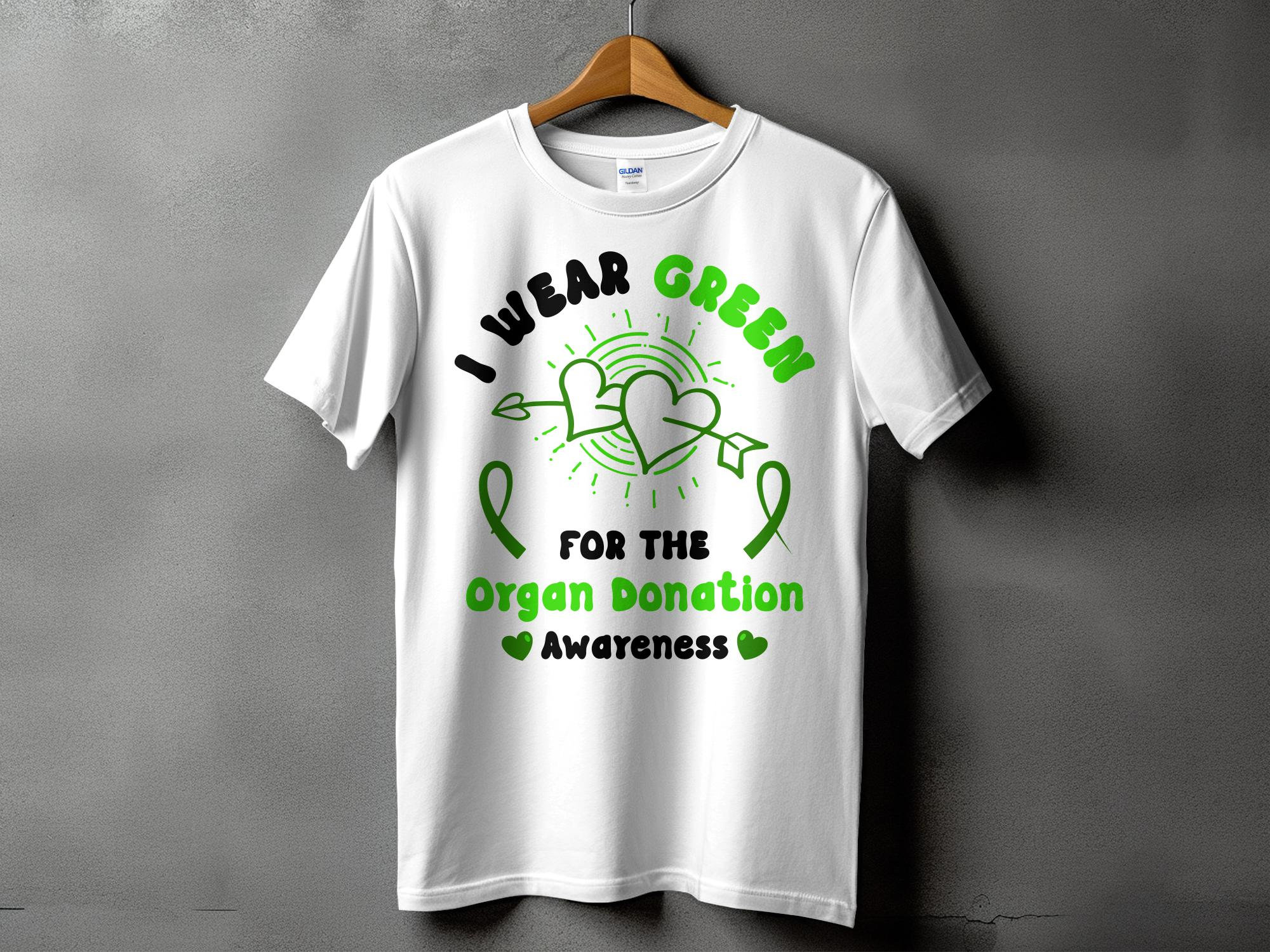 Organ Donation Svg Png, I Wear Green for Organ Donation Awareness ...