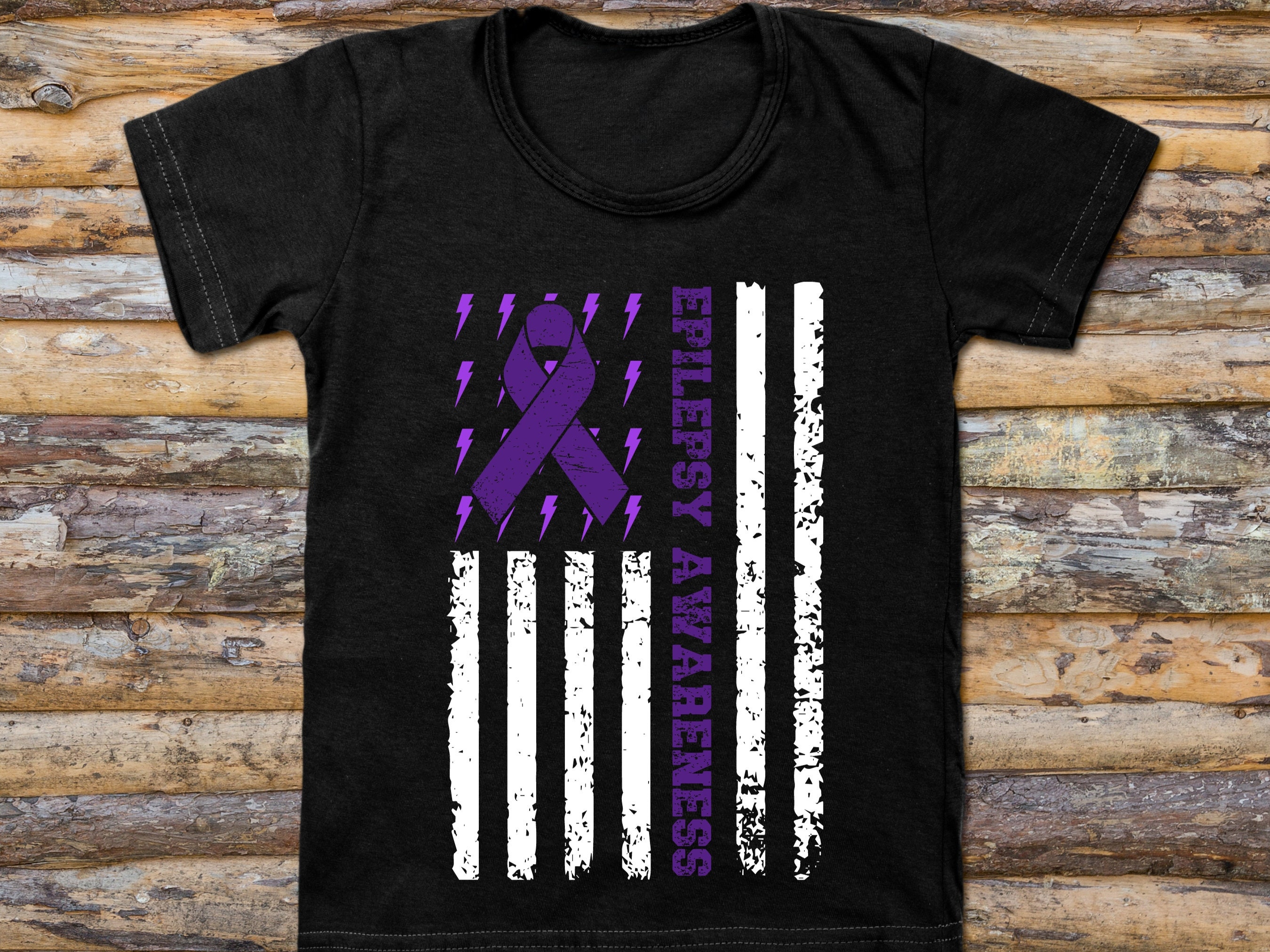 Epilepsy Awareness Svg Png, American Flag Svg, in November We Wear ...