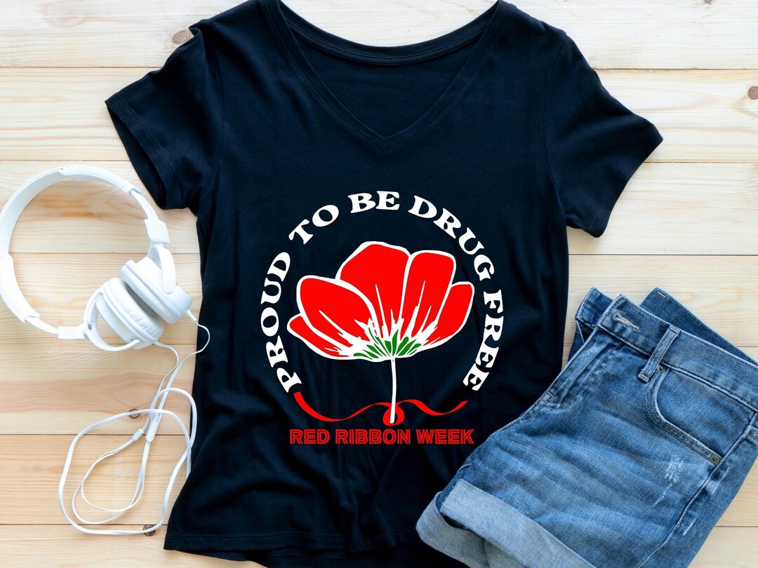 Red Ribbon Week Svg Png, Say No to Drugs, Proud to Be Drug Free, Cricut ...