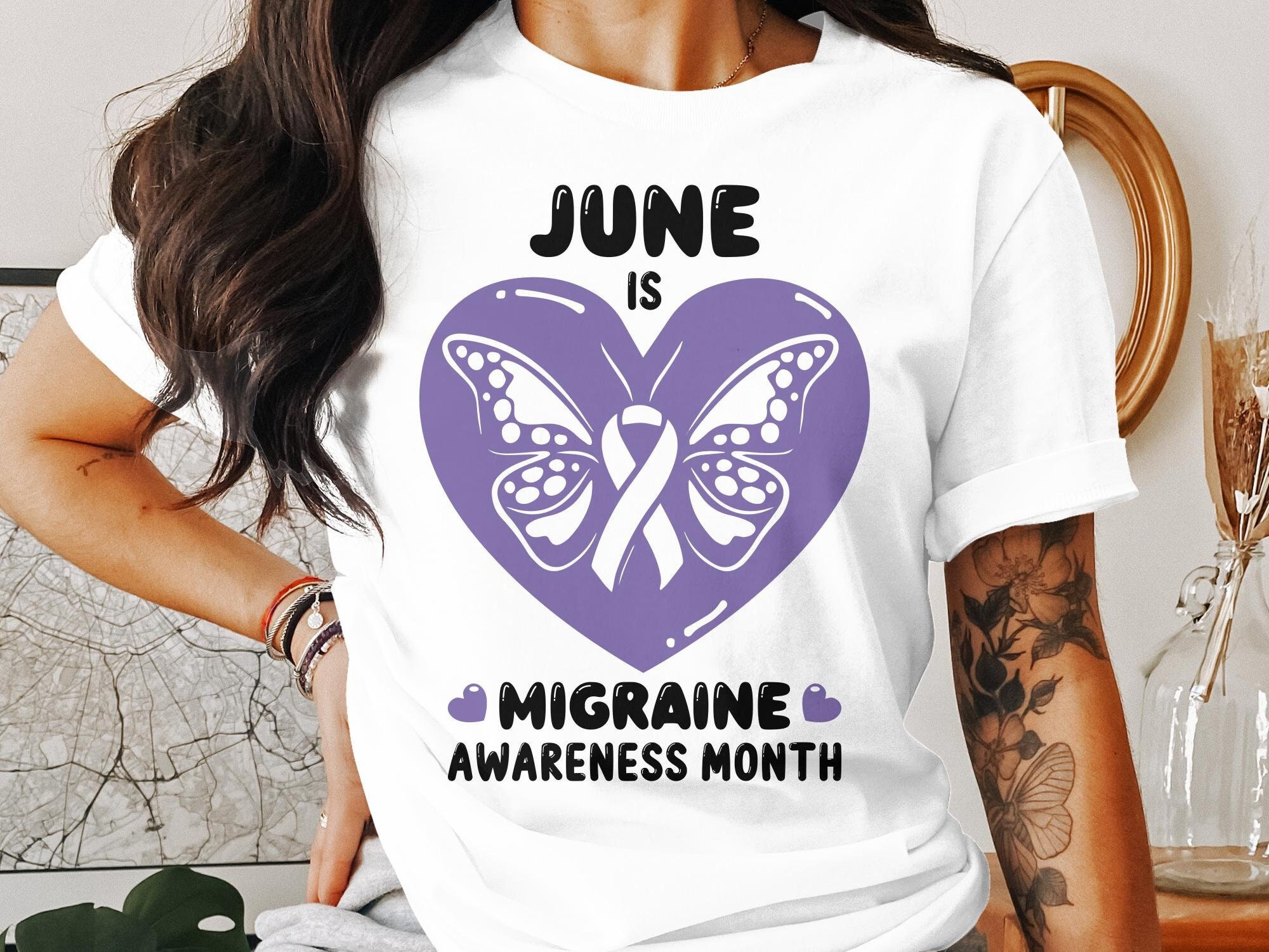Migraine Awareness Svg Png, June is Migraine Awareness Month, Cricut ...