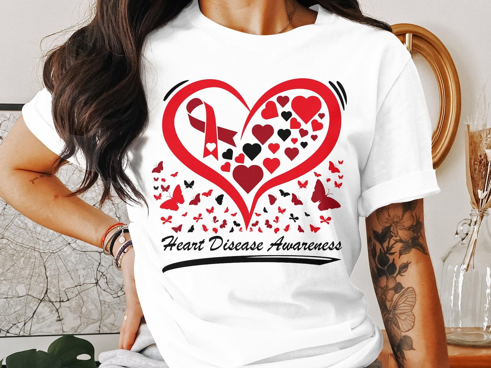 Heart Disease Awareness Svg Png, Heart Disease Awareness, Cricut ...