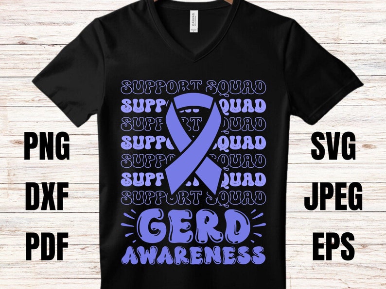 GERD Awareness Svg Png, Gastroesophageal Reflux Disease, Cricut ...