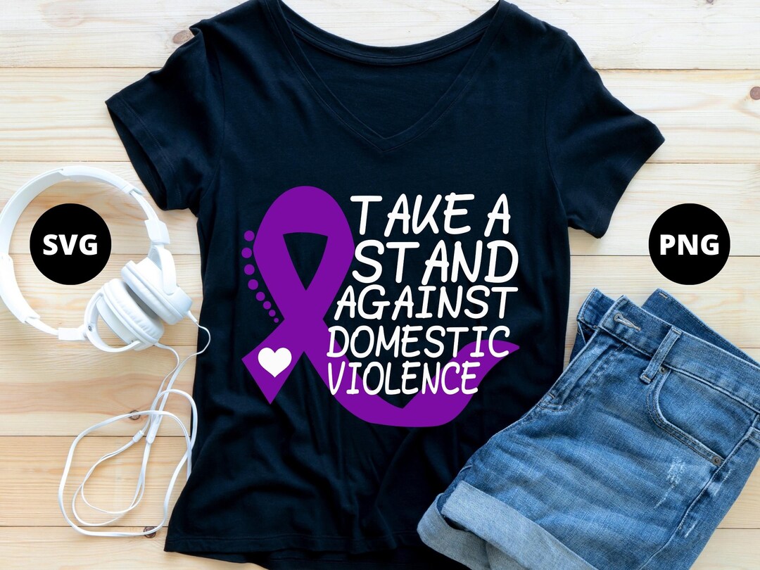 Domestic Violence Awareness Svg Png, Take A Stand, Domestic Violence ...