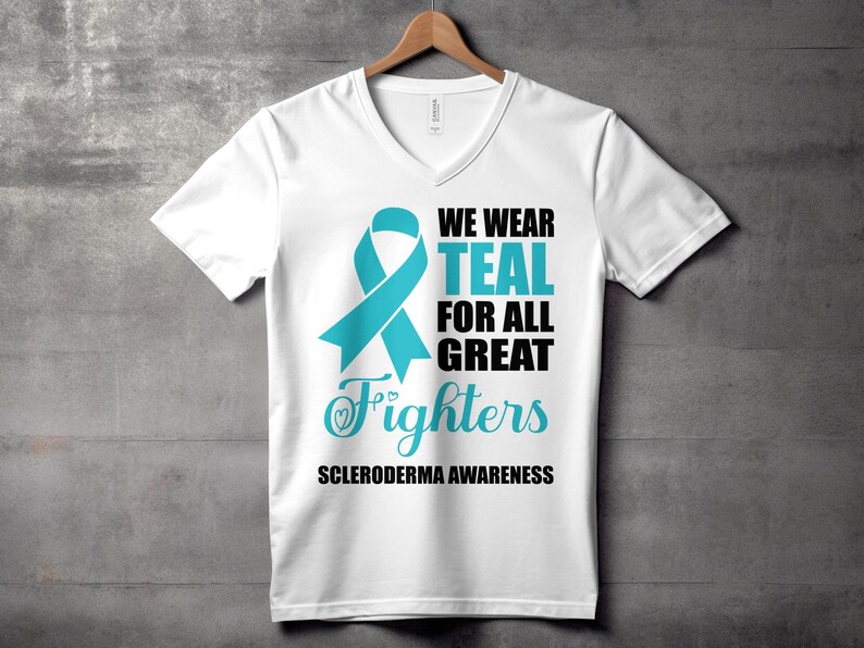 Scleroderma Awareness Svg Png, We Wear for All Great Fighters, Cricut ...
