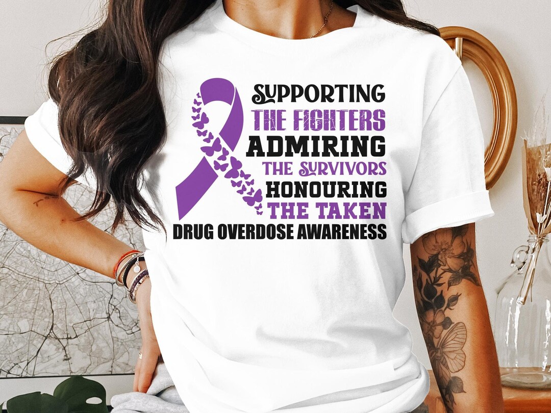 Overdose Awareness Svg Png, Cricut Sublimation Design, Printable Svg ...