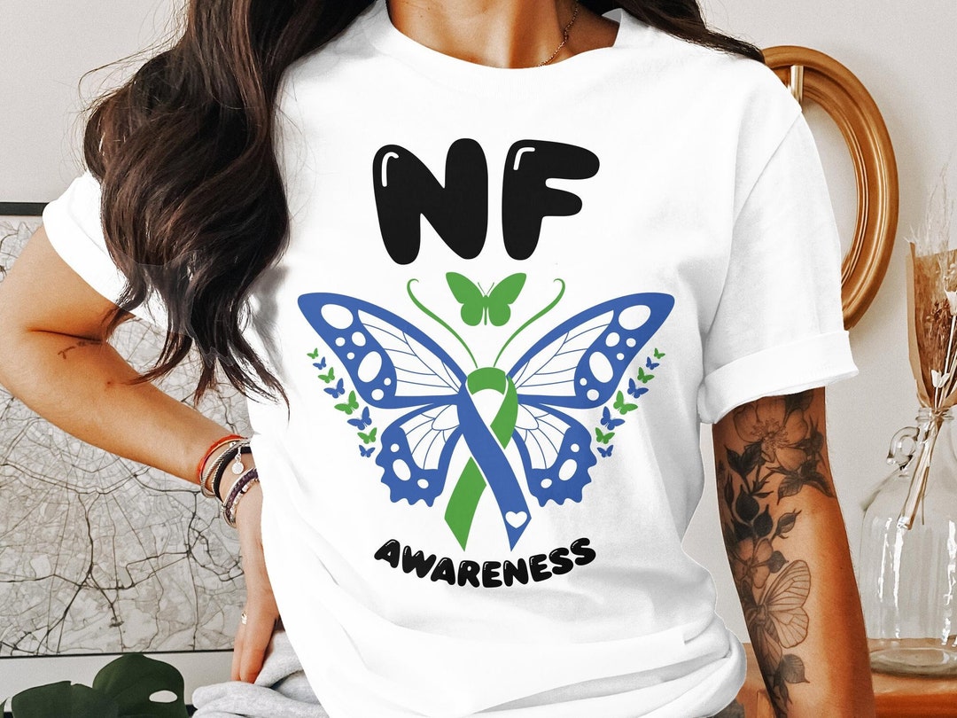 Neurofibromatosis Awareness Svg Png, NF Awareness Butterfly, Cricut ...