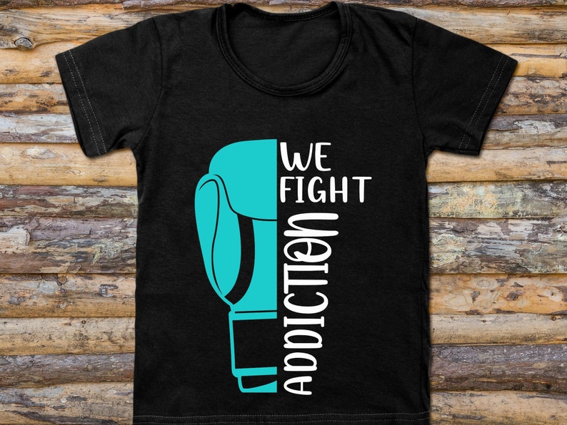 Addiction Recovery Awareness Png Svg We Fight Addiction - Etsy