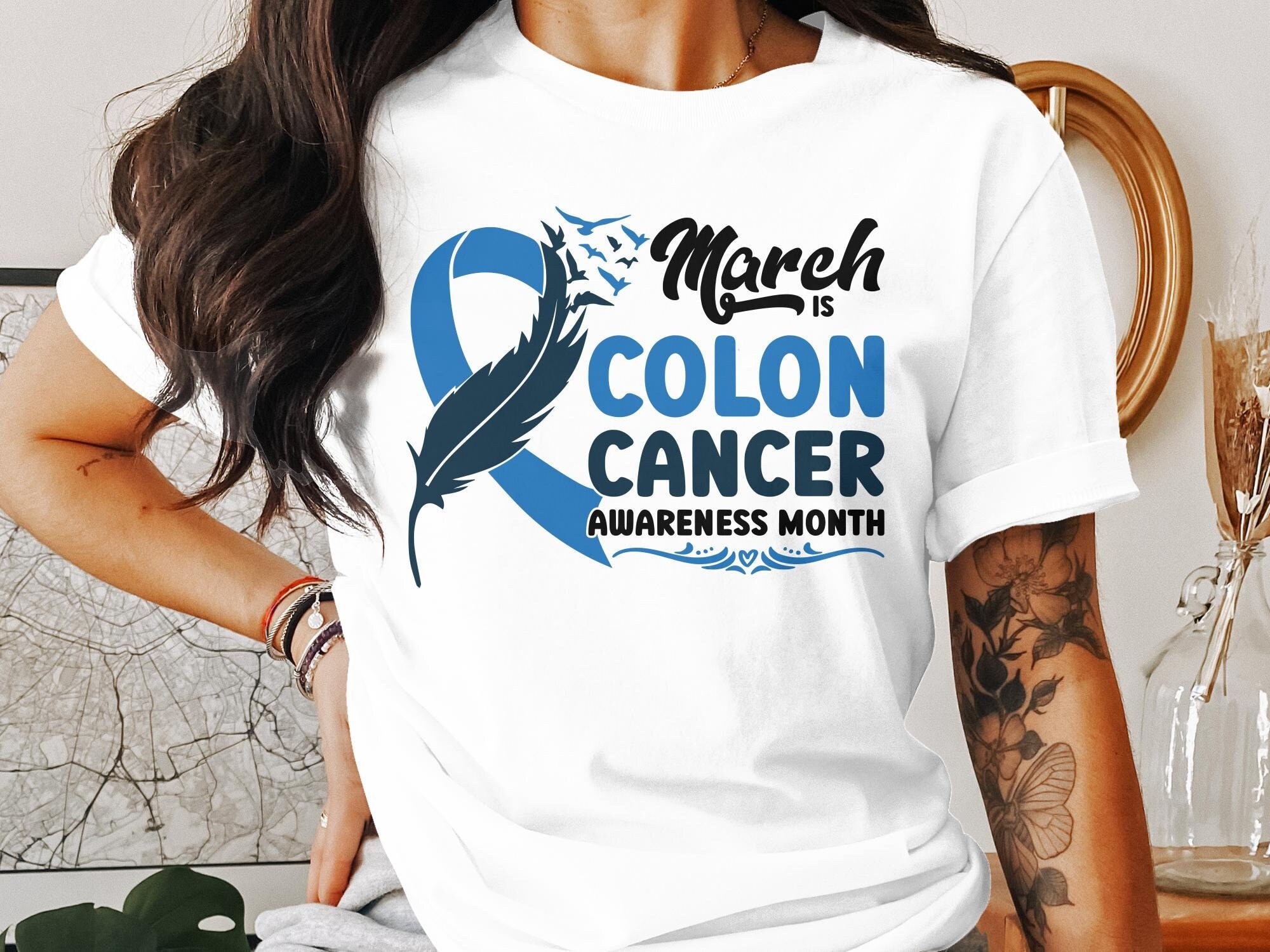 Colon Cancer Awareness Svg Png, March is Colon Cancer Awareness Month ...