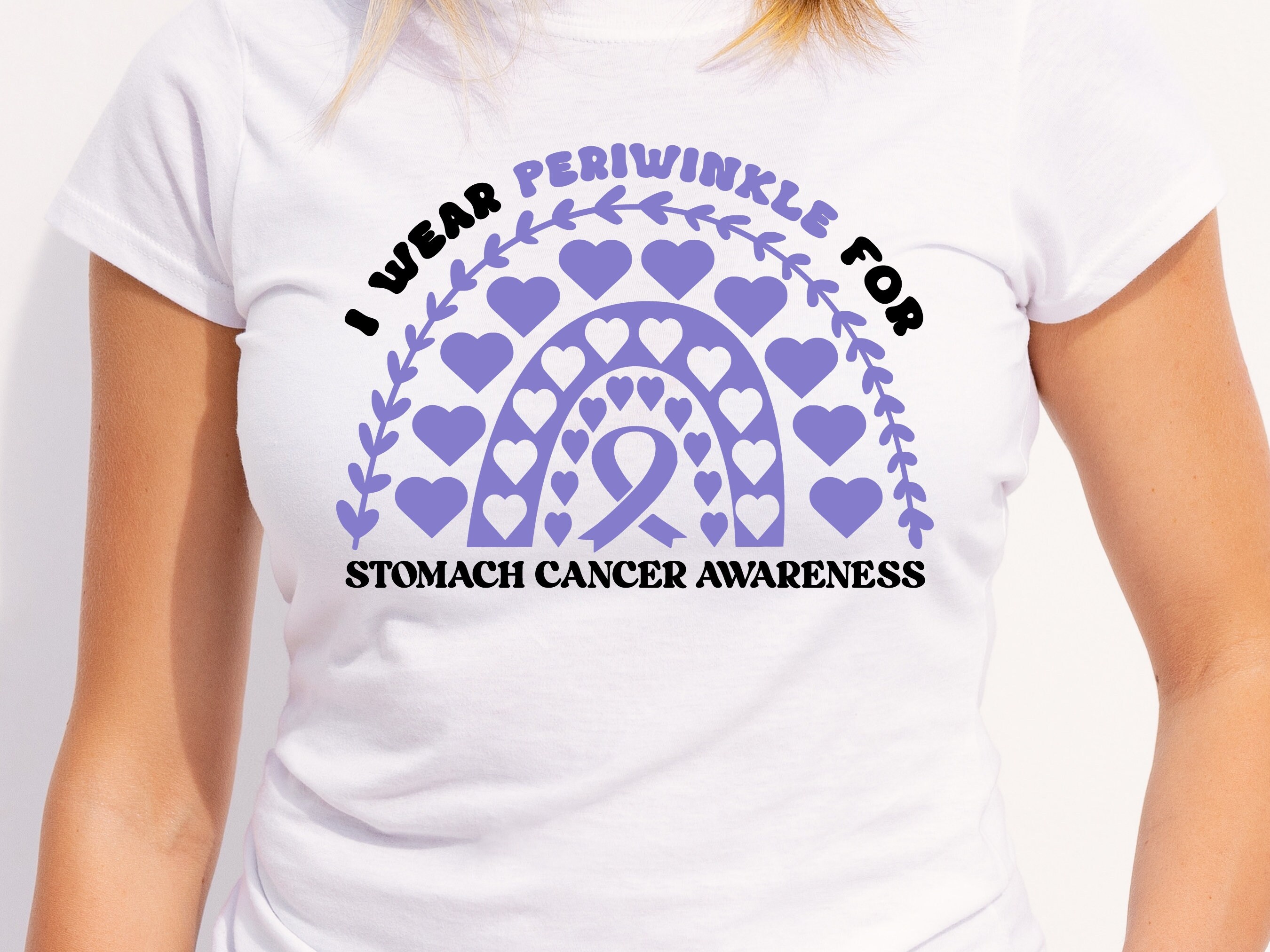 Stomach Cancer Awareness Svg Png, I Wear Periwinkle Svg, Cricut ...