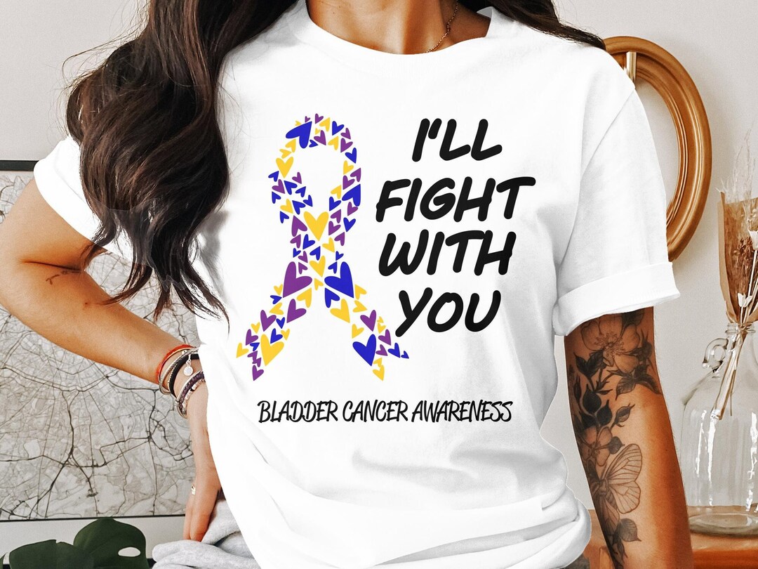 Bladder Cancer Awareness Svg Png, I Will Fight With You, Cricut ...