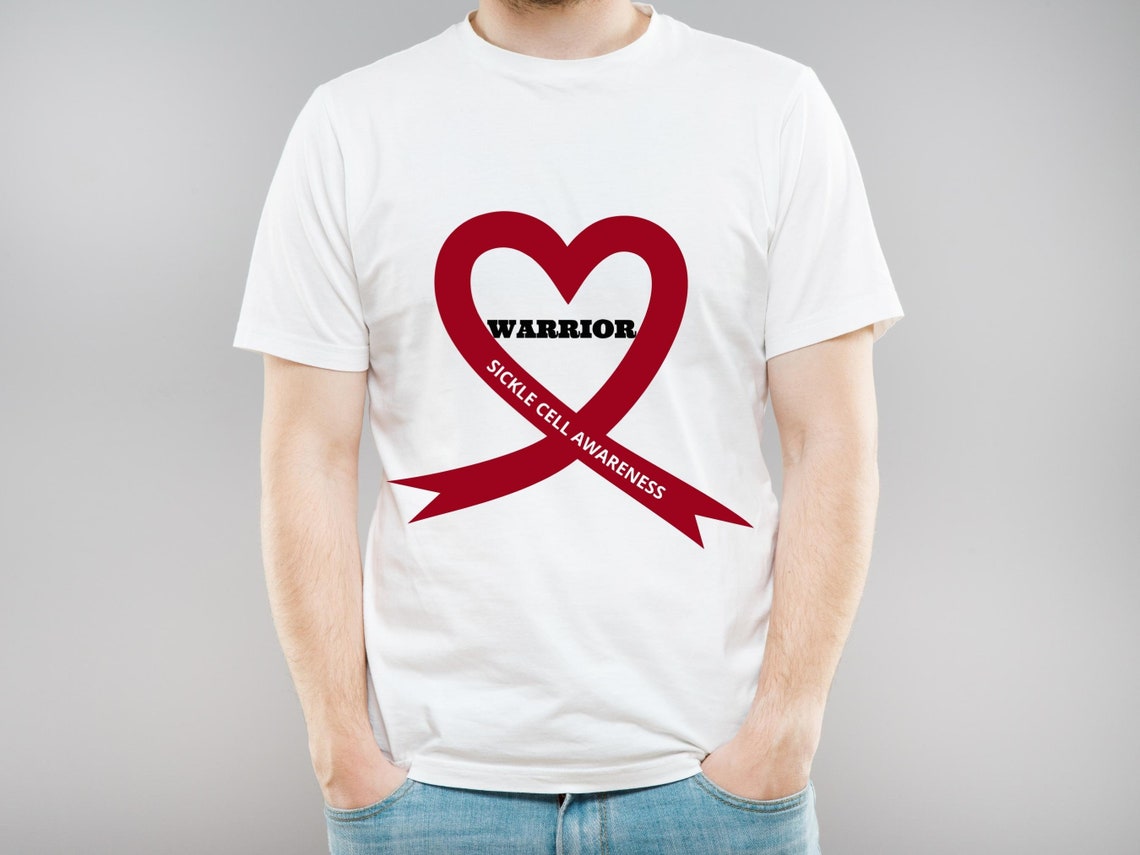 Sickle Cell Awareness Svg Png, Sickle Cell Warrior Ribbon Svg, Sickle ...