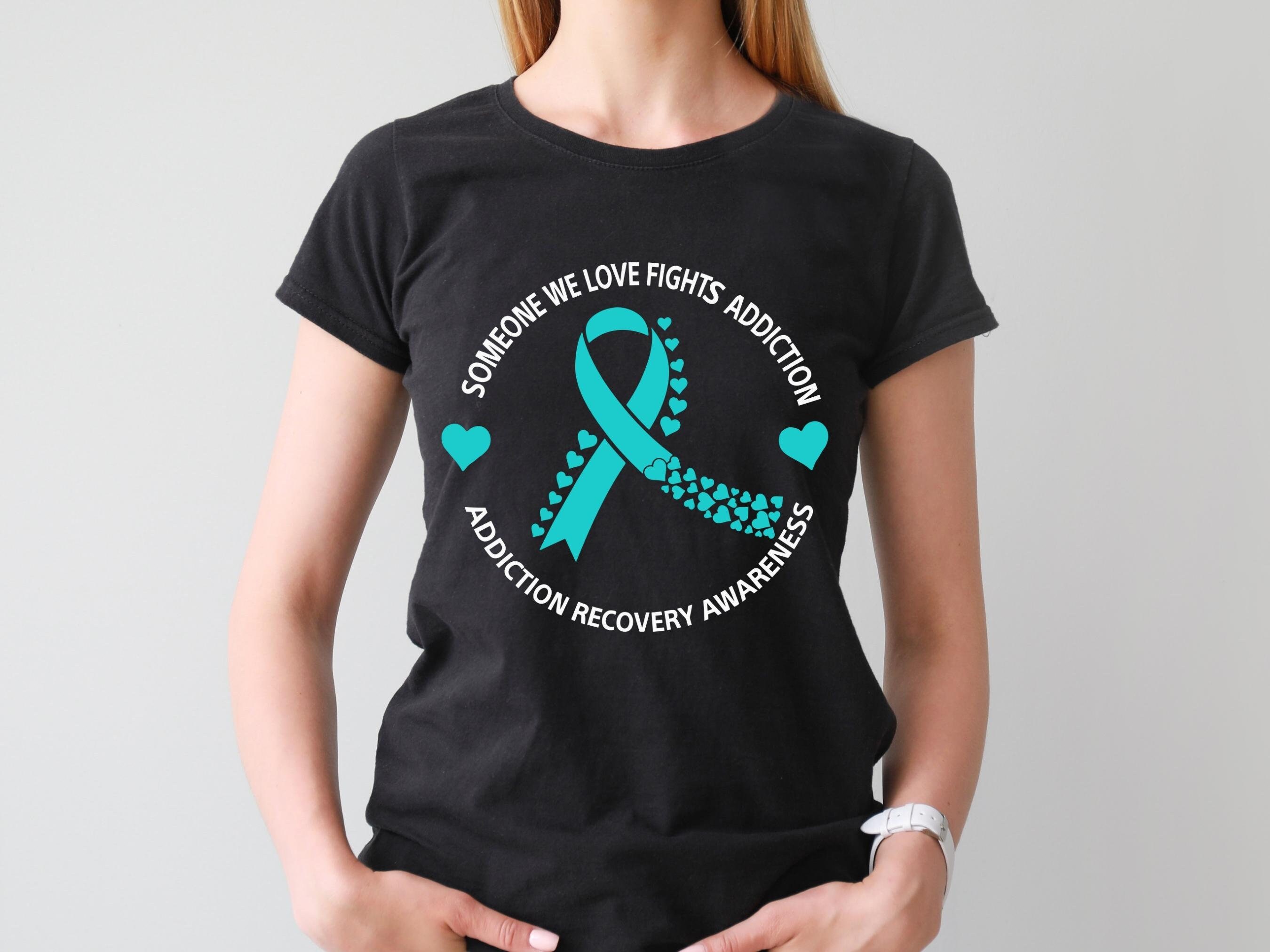 Addiction Recovery Awareness Png Svg, Someone We Love Fights Addiction ...