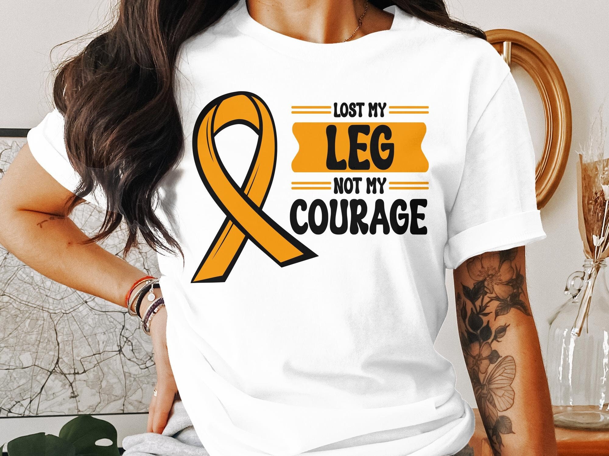 Limb Loss Awareness Svg Png, Lost My Leg Not My Courage, Cricut ...