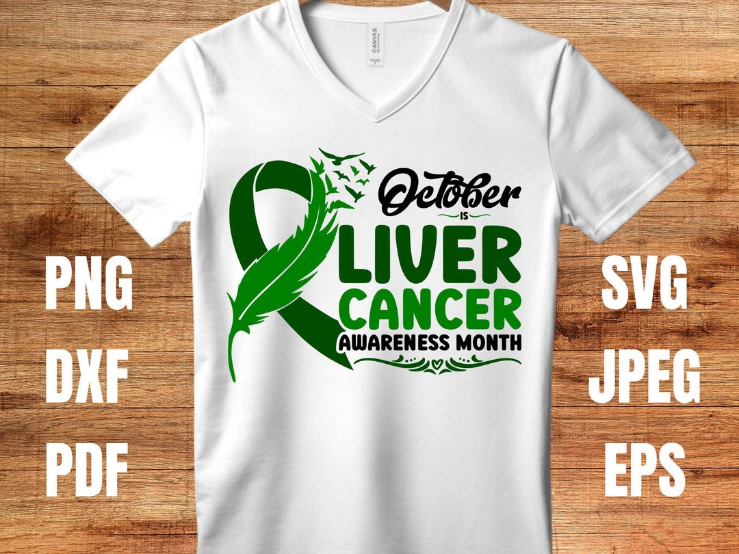 Liver Cancer Awareness Svg Png, Liver Cancer Awareness Month, Cricut ...