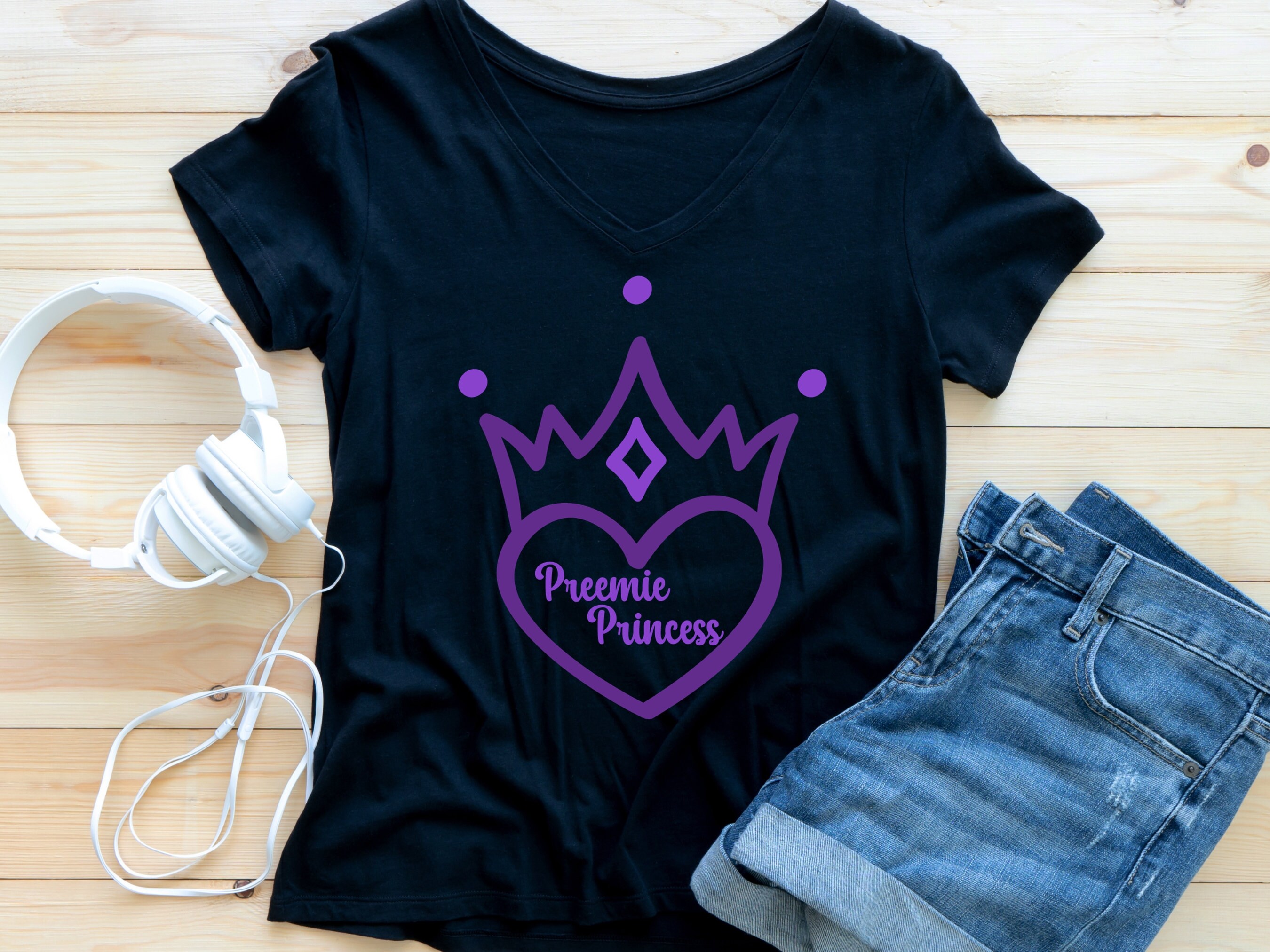Prematurity Awareness Svg Png, Preemie Princess, Prematurity Awareness ...