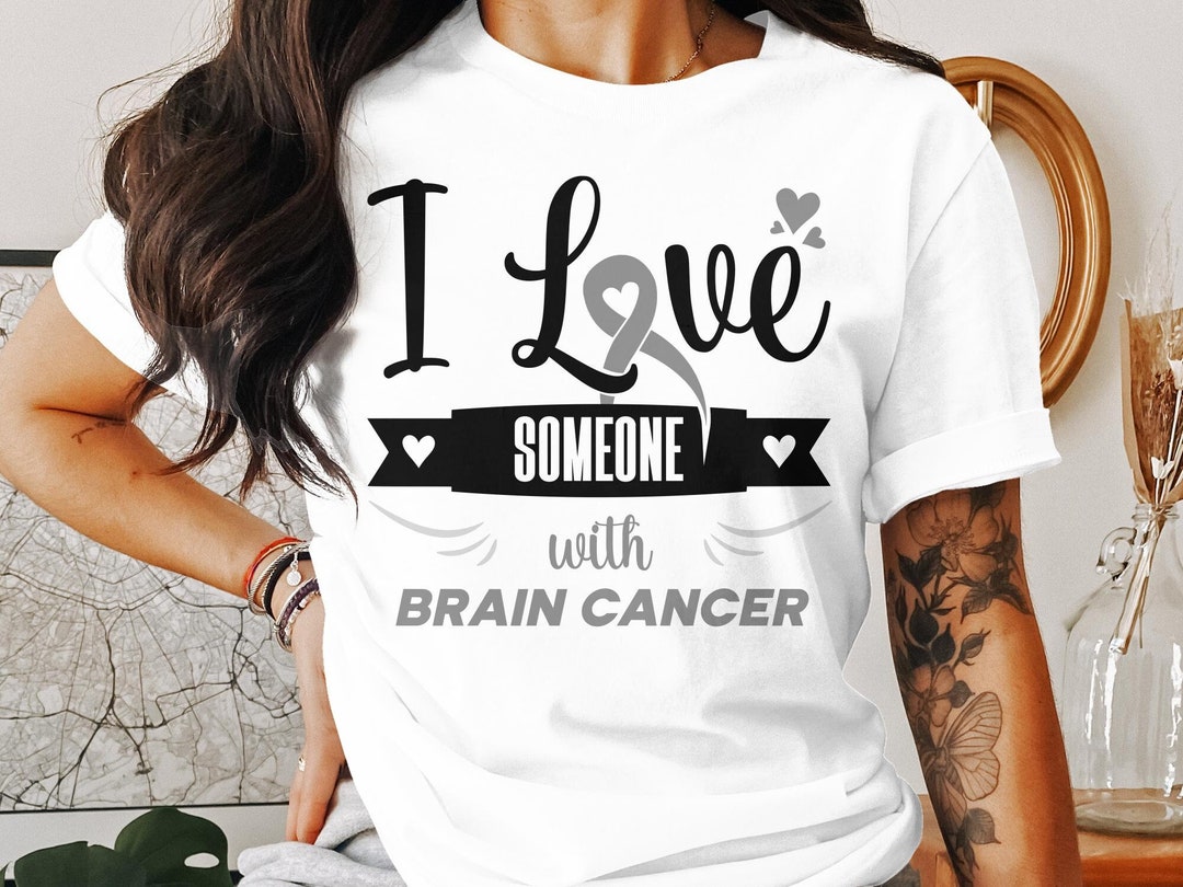 Brain Cancer Awareness Svg Png, I Love Someone With Brain Cancer ...