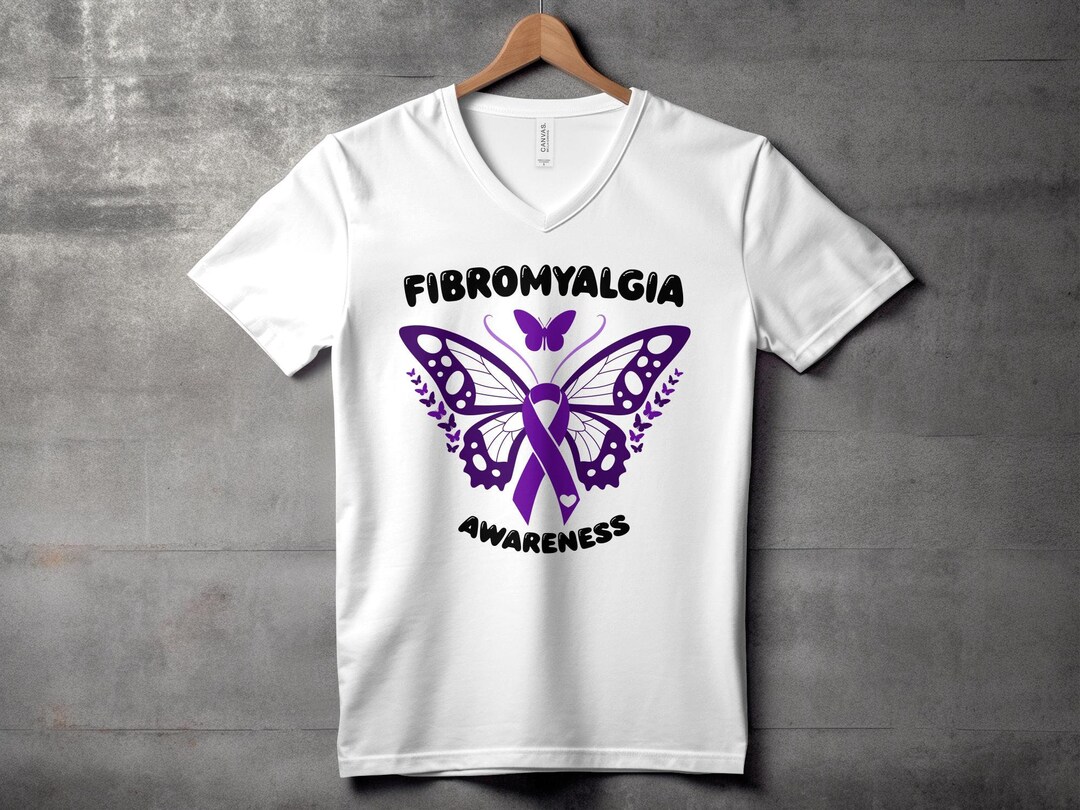 Fibromyalgia Awareness Svg Png, Fibromyalgia Awareness Butterfly ...