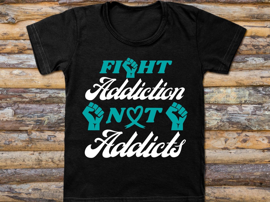 Addiction Recovery Awareness Png Svg, Fight Addiction Svg, Cricut ...