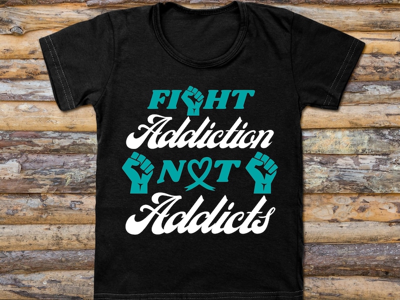 Addiction Recovery Awareness Png Svg Fight Addiction Svg - Etsy