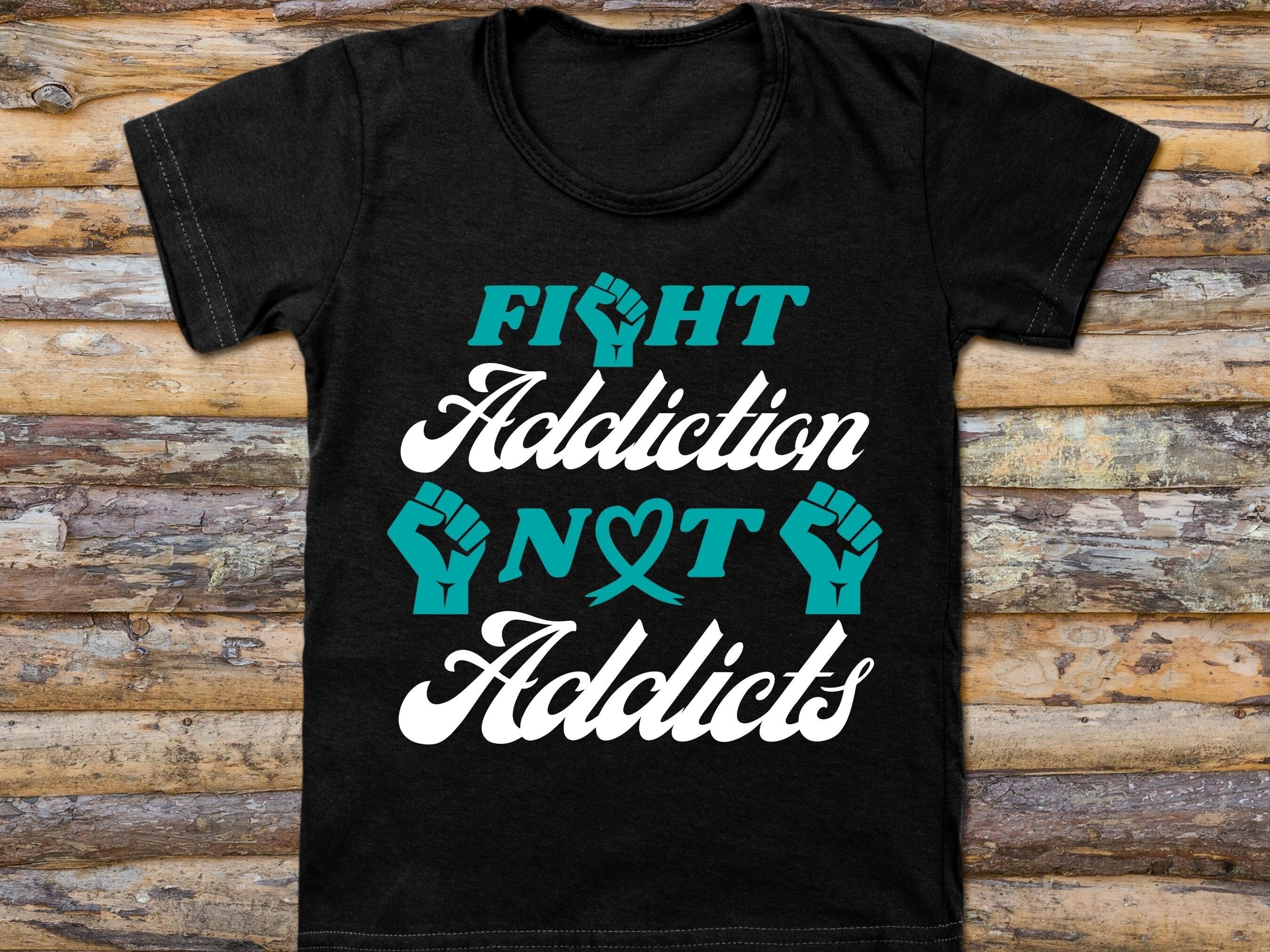 Addiction Recovery Awareness Png Svg Fight Addiction Svg - Etsy