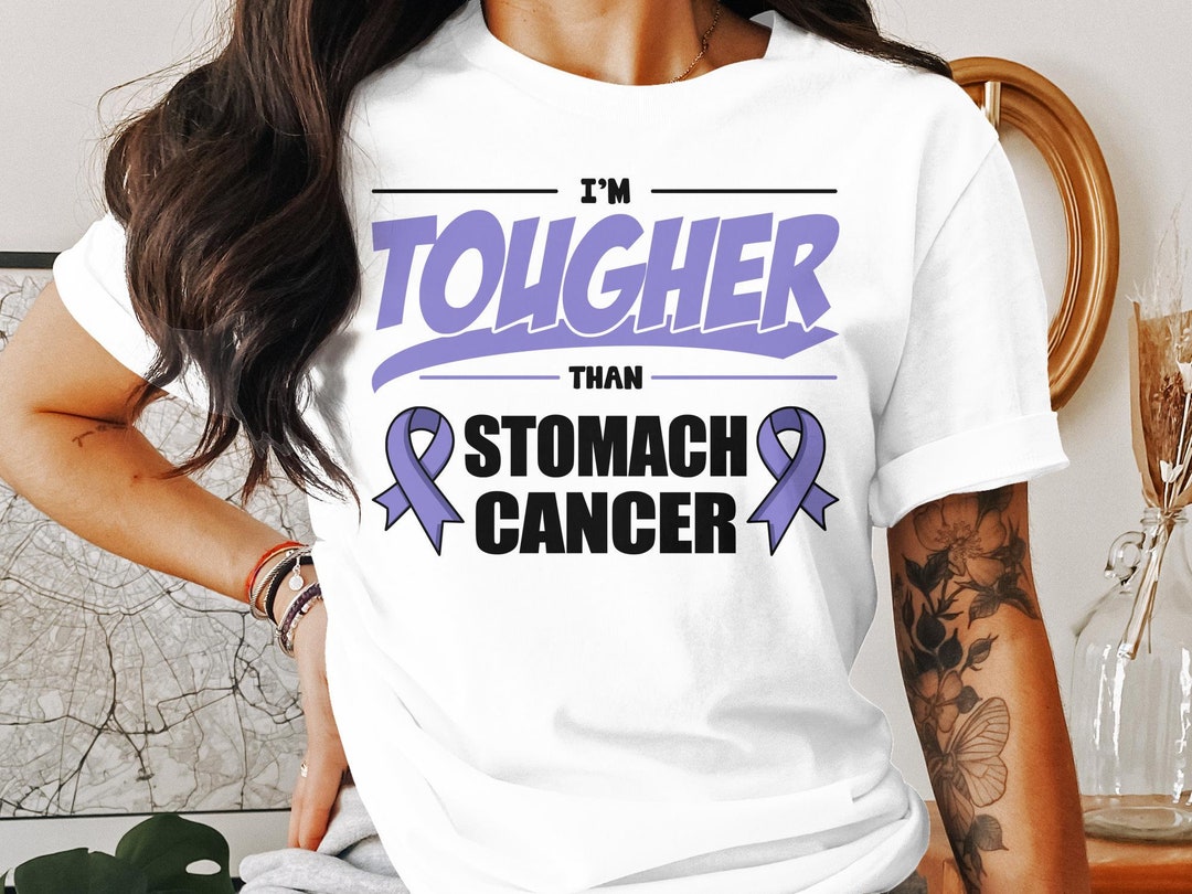 Stomach Cancer Awareness Svg Png, Tougher Than Stomach Cancer, Cricut ...