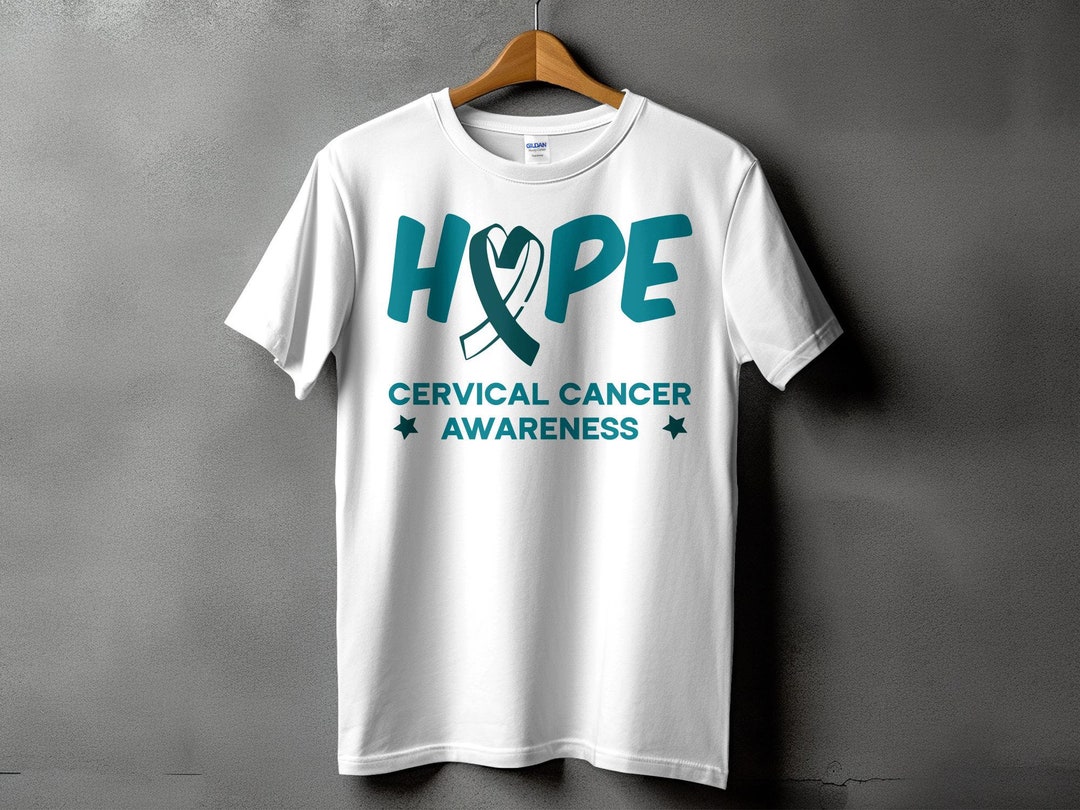 Cervical Cancer Awareness Svg Png, Hope, Cricut Sublimation Design ...