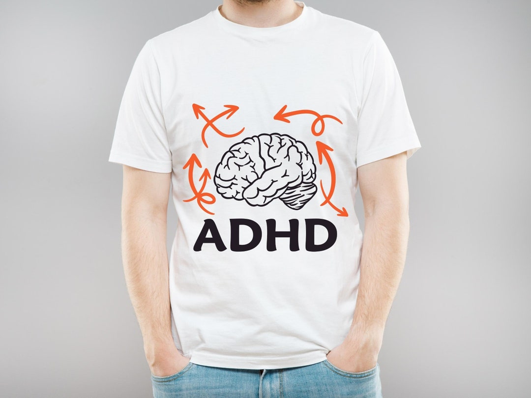 ADHD Awareness Svg Png, ADHD Brain, ADHD Warrior Shirt, Cricut ...