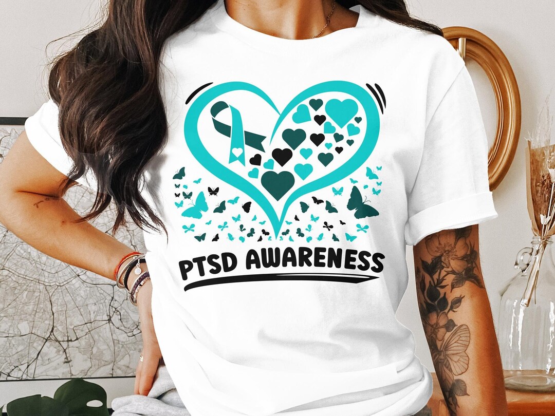 PTSD Awareness Svg Png, PTSD Heart Svg, Cricut Sublimation Design ...