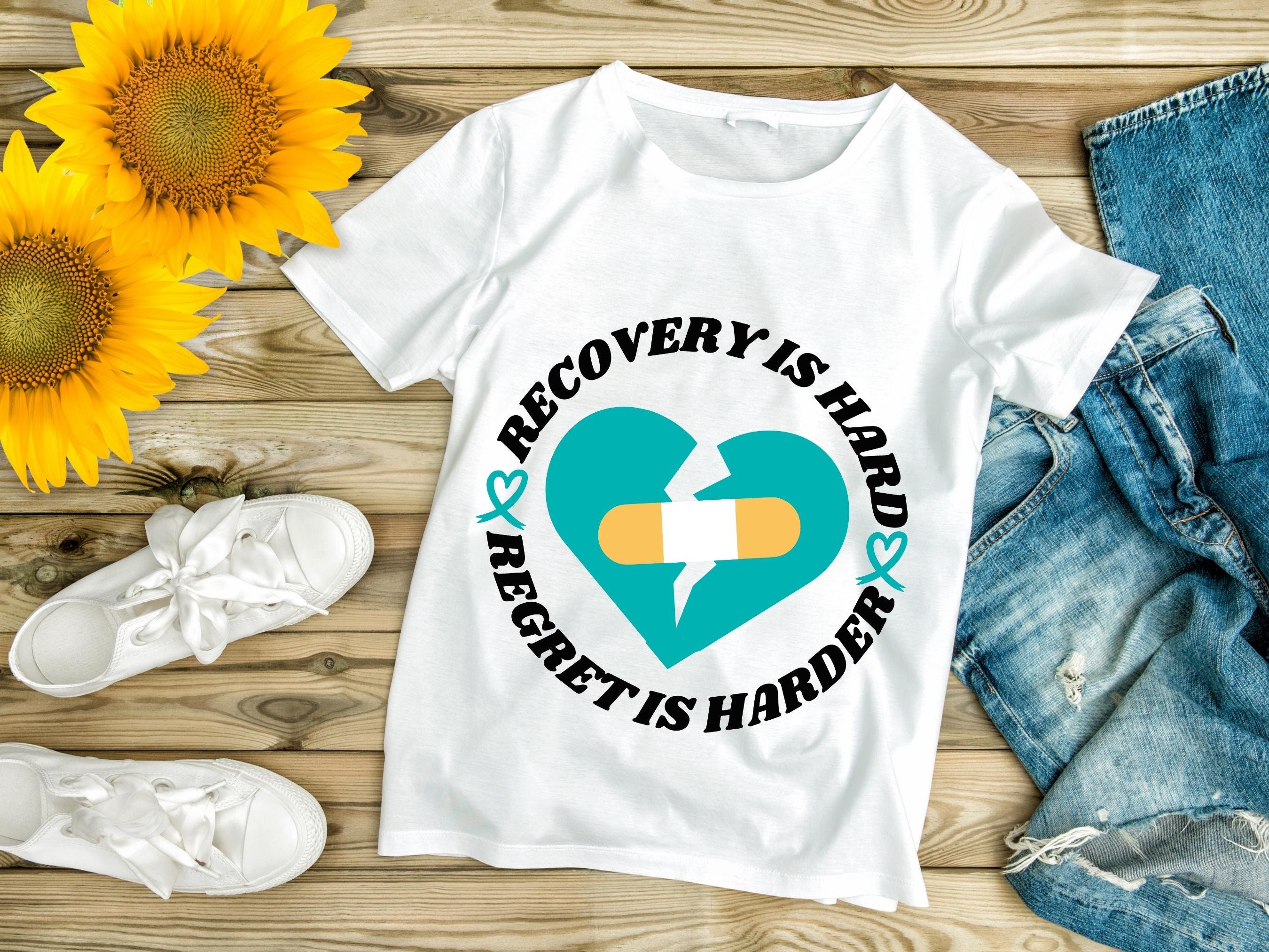 Addiction Recovery Awareness Png Svg Recovery is Hard Svg - Etsy