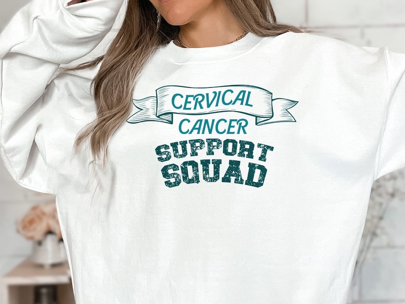 Cervical Cancer Awareness Svg Png, Cervical Cancer Support Squad ...