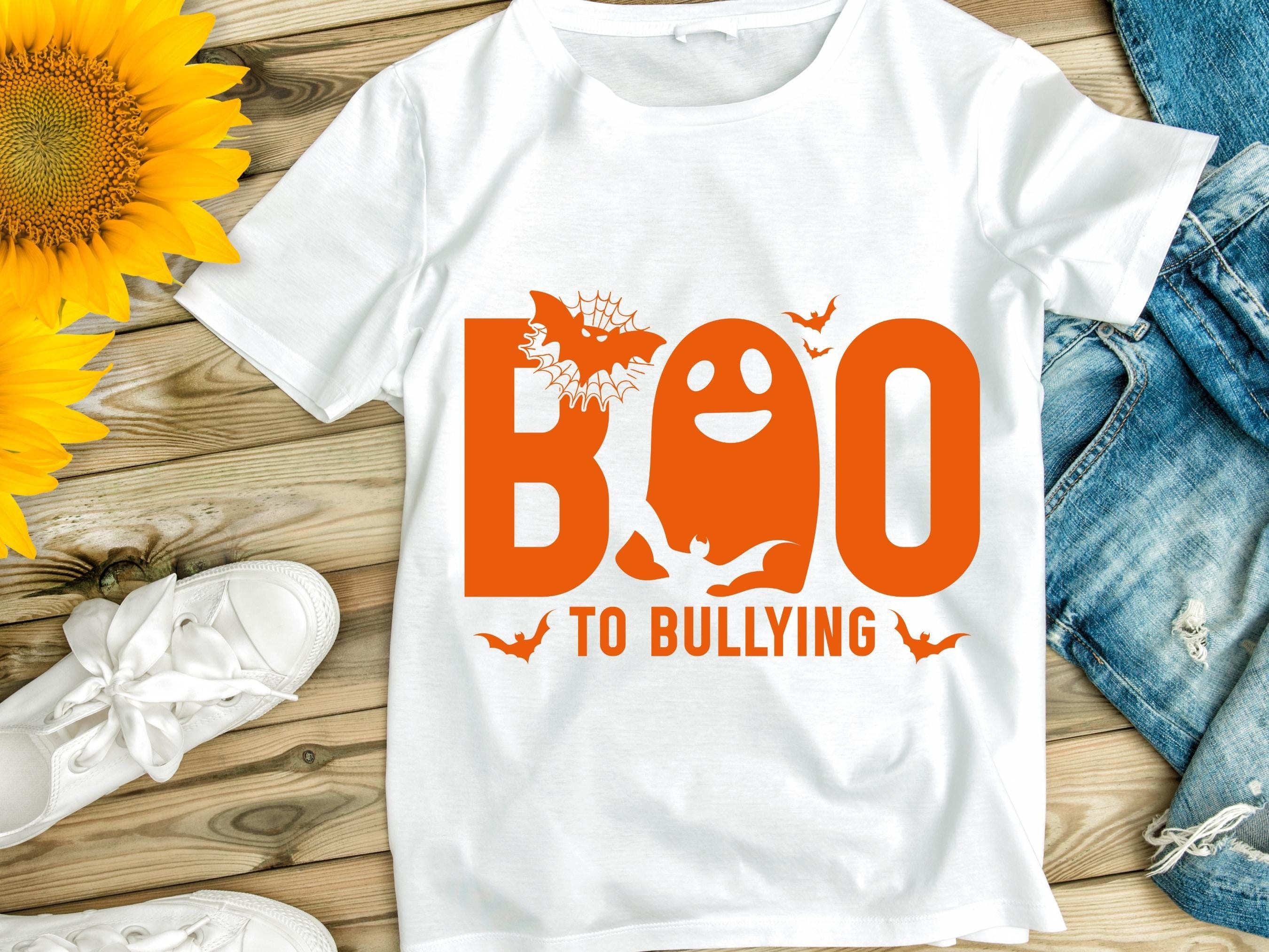Unity Day Svg Png, Boo to Bullying, Cricut Sublimation Design, Unity ...