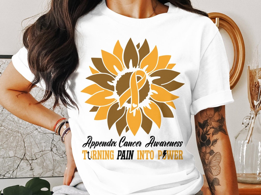 Appendix Cancer Awareness Svg Png, Turning Pain Into Power, Cricut ...
