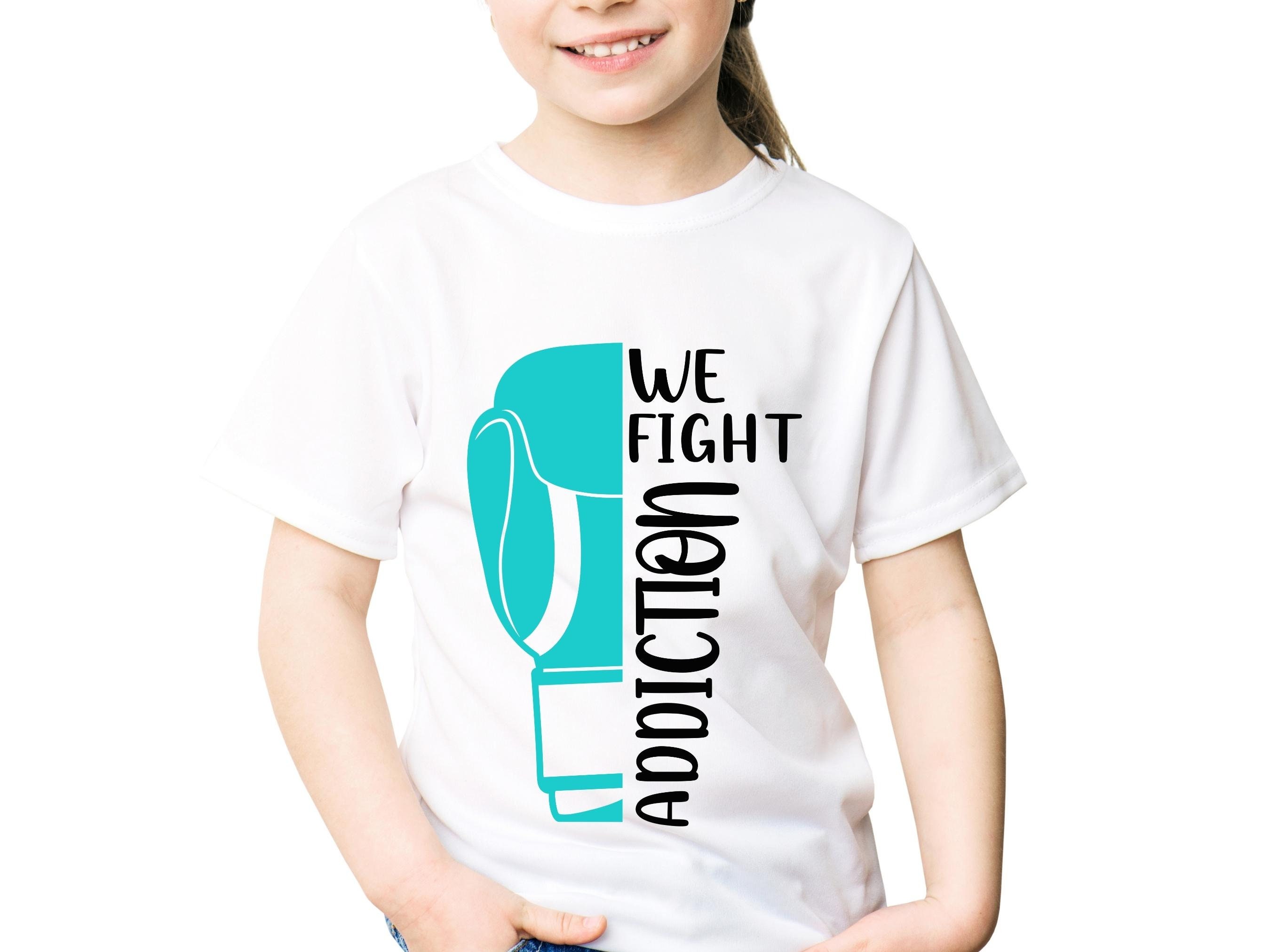 Addiction Recovery Awareness Png Svg We Fight Addiction - Etsy