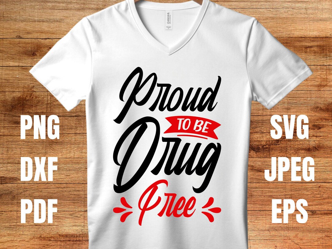Red Ribbon Week Svg Png, Proud to Be Drug Free, Cricut Sublimation ...