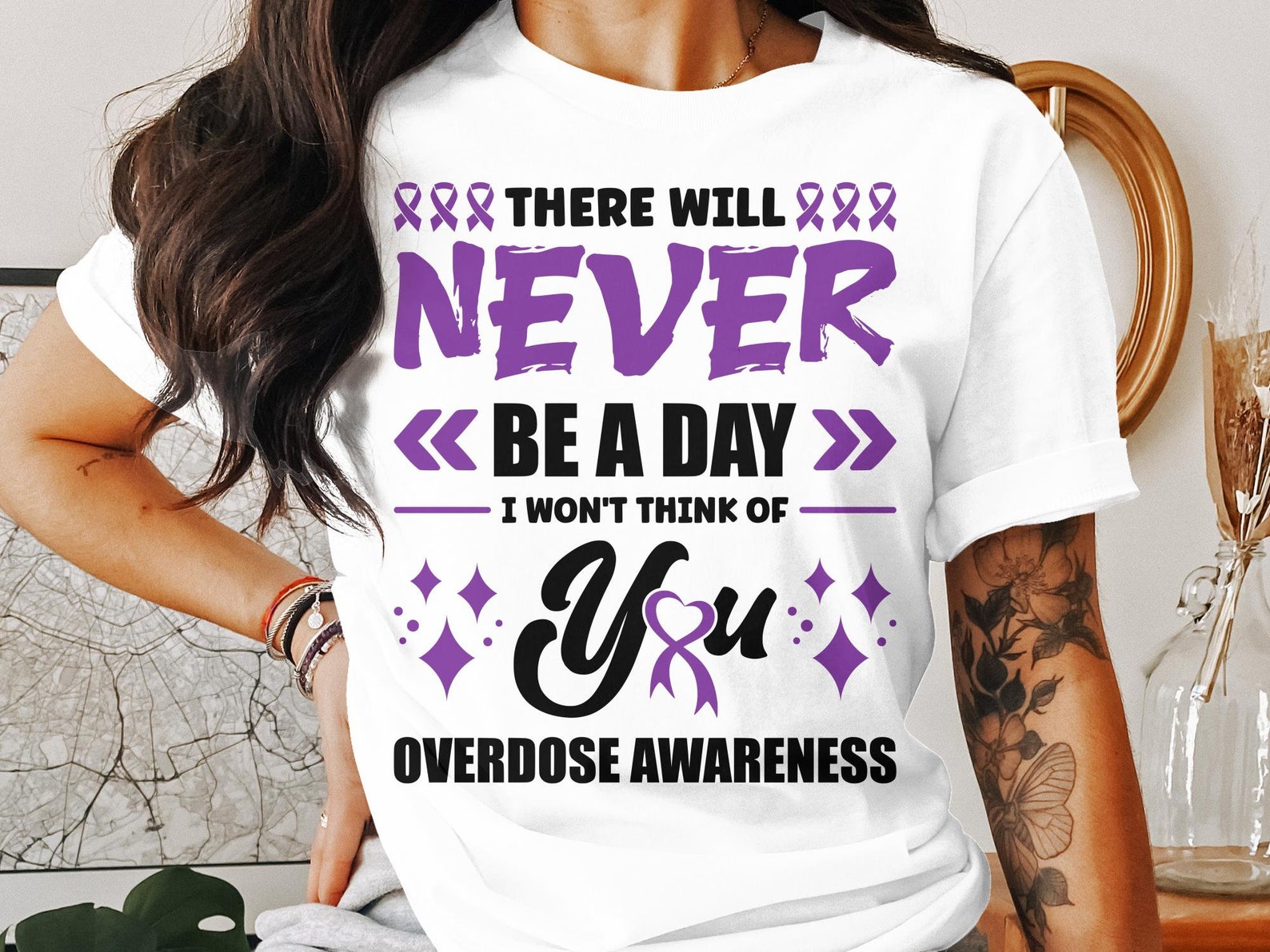 Overdose Awareness Svg Png, There Will Never Be a Day I Won't Think of ...