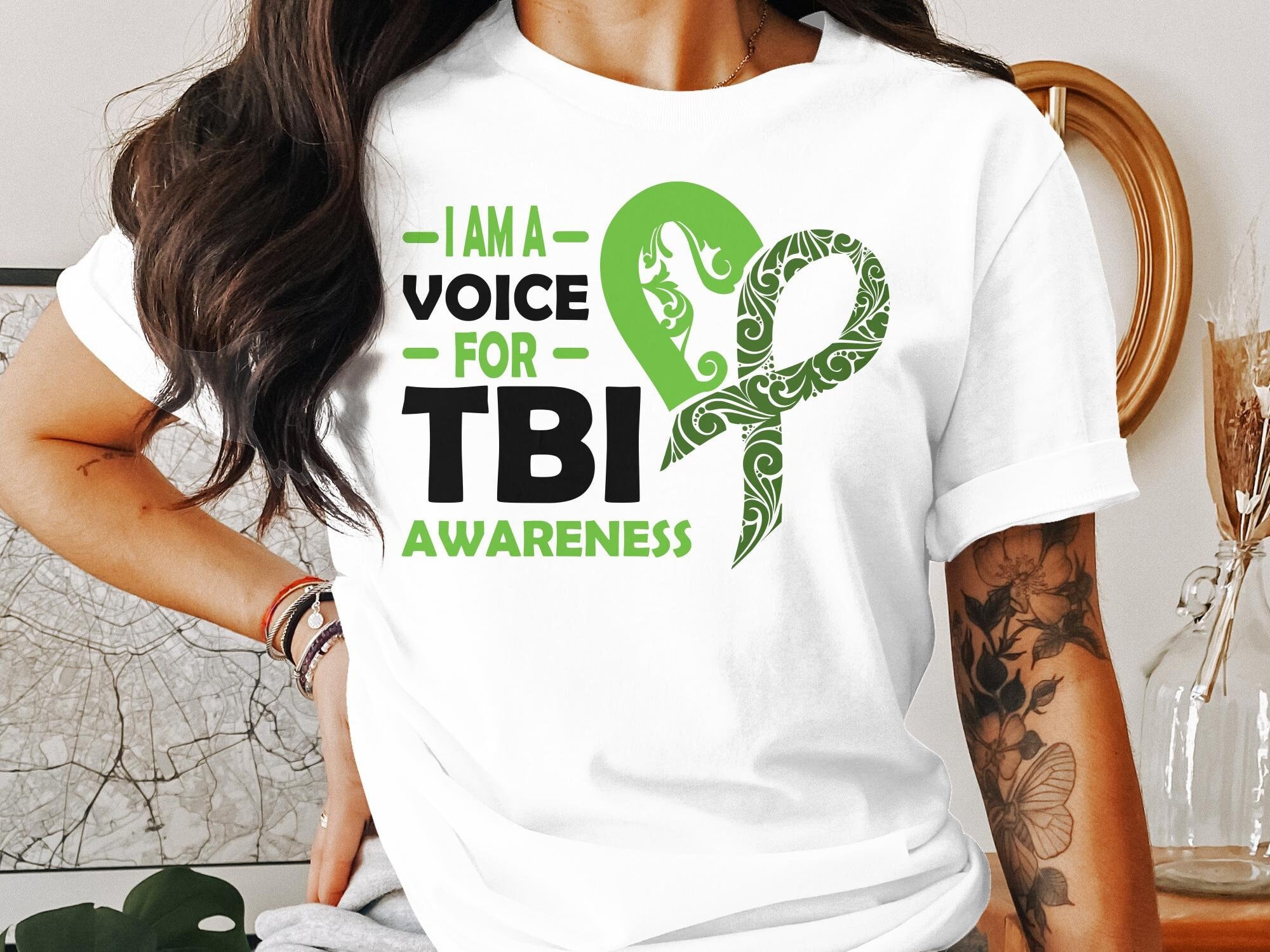 Brain Injury Awareness Svg Png, I Am A Voice for TBI Awareness, Cricut ...