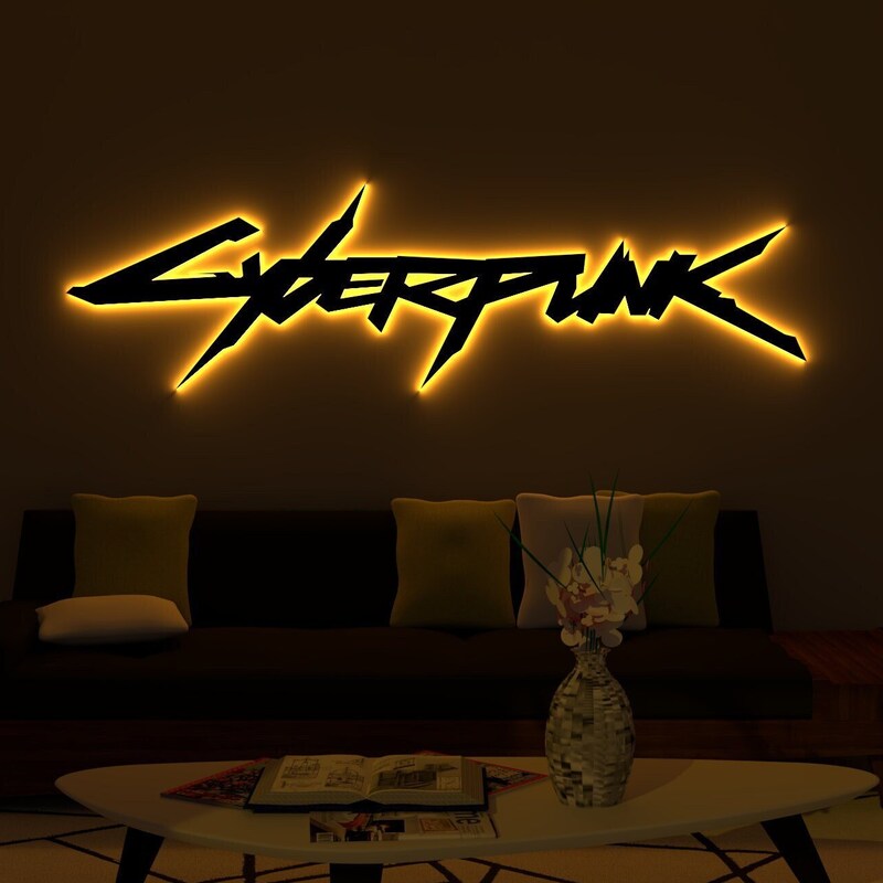 Cyberpunk Neon Sign - Etsy